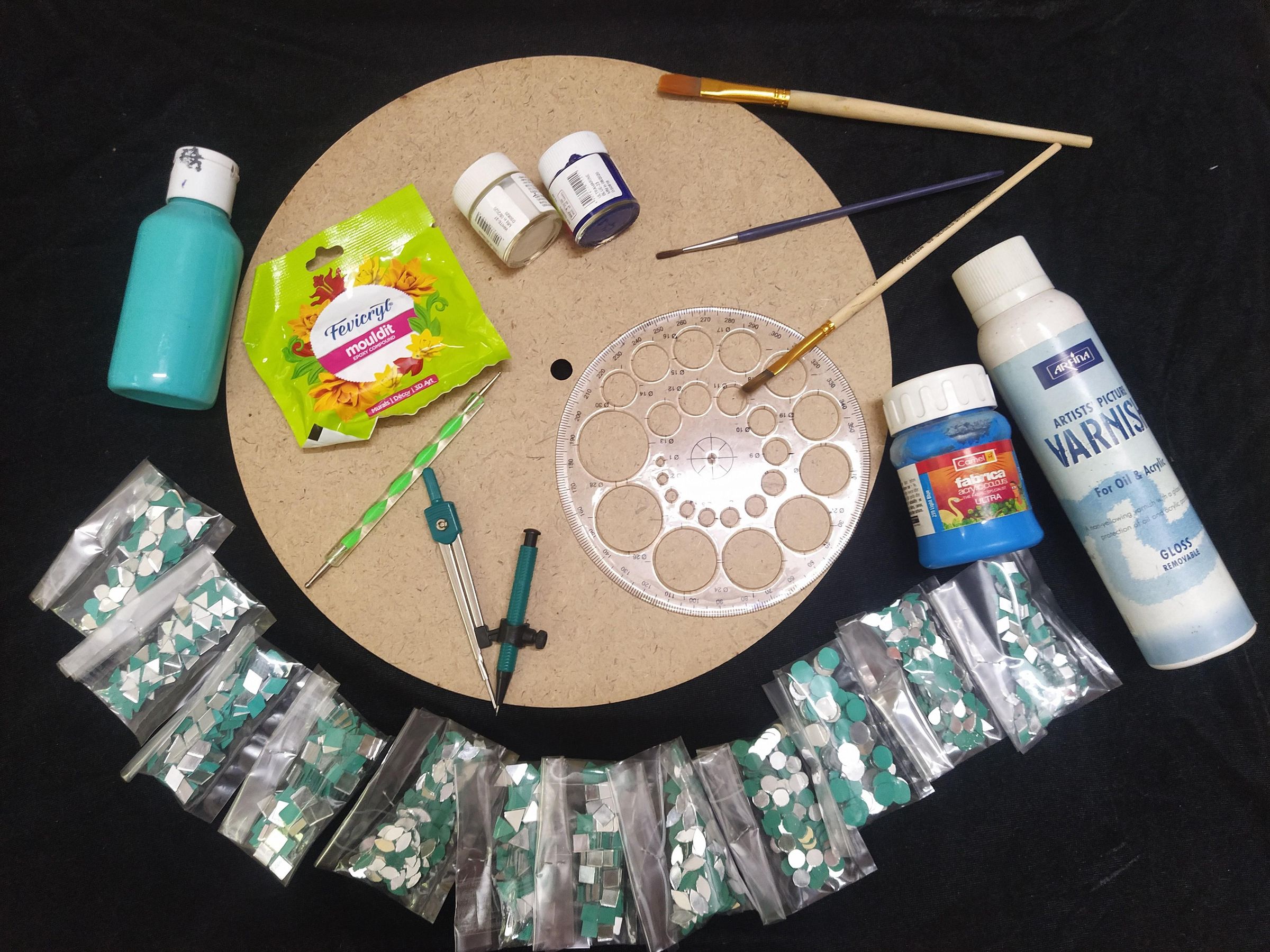 Blue Lippan Art Wall Clock : 24 Steps (with Pictures) - Instructables