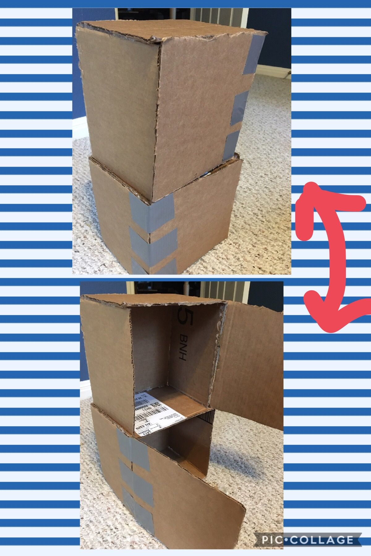 Double-Decker Cardboard Pantry : 9 Steps - Instructables