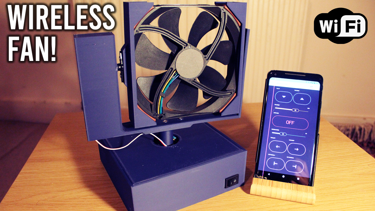 Wireless Fan Fully Controlled Using Your Phone! : 9 Steps (with ...
