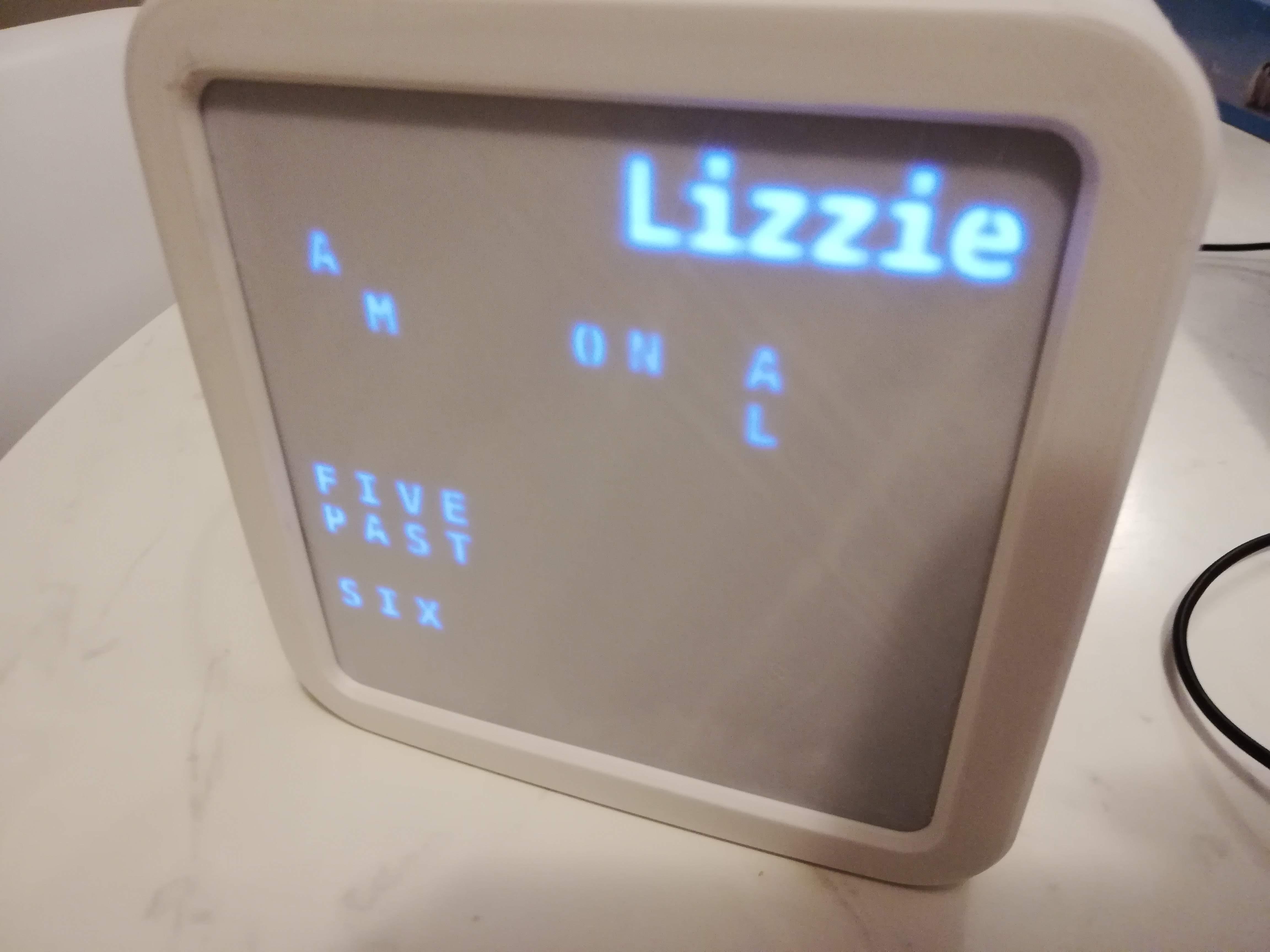 3D Printed Personalised Word Clock : 7 Steps (with Pictures ...