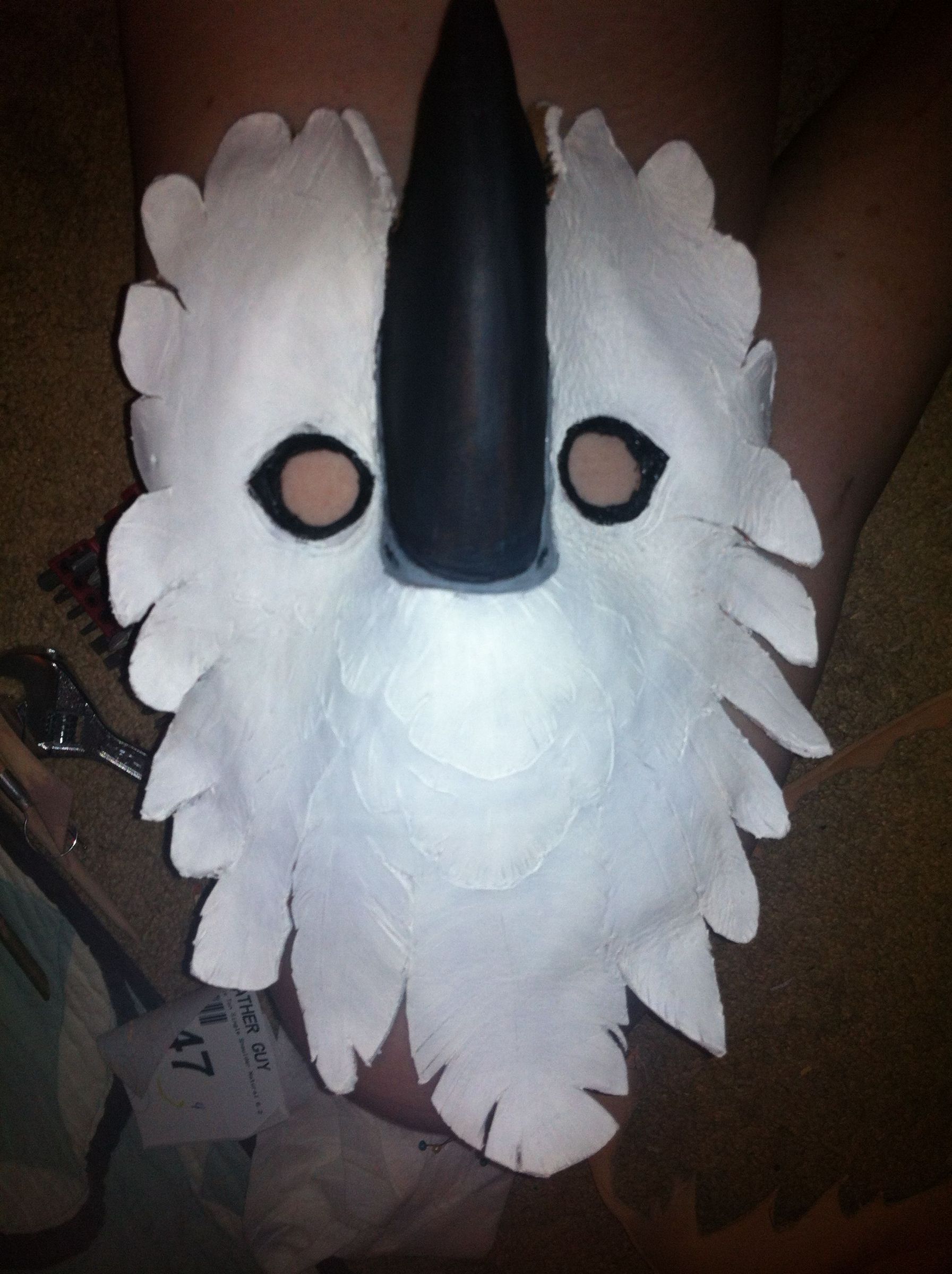 Cockatoo Parrot Leather Mask Tutorial: From Concept to Completion : 8 ...