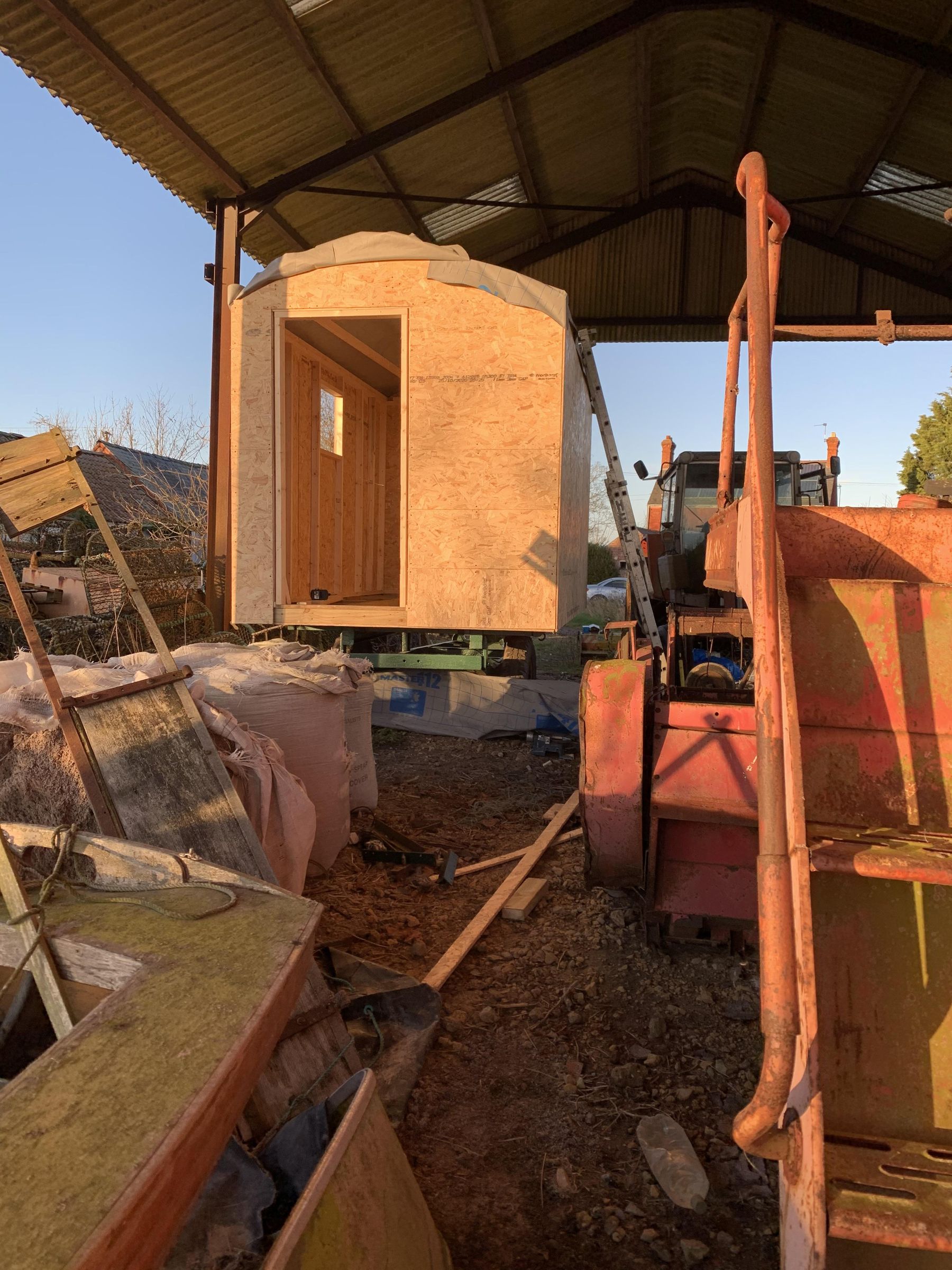 Self Build Shepherds Hut. Step by Step With Photos. Off Grid Living ...