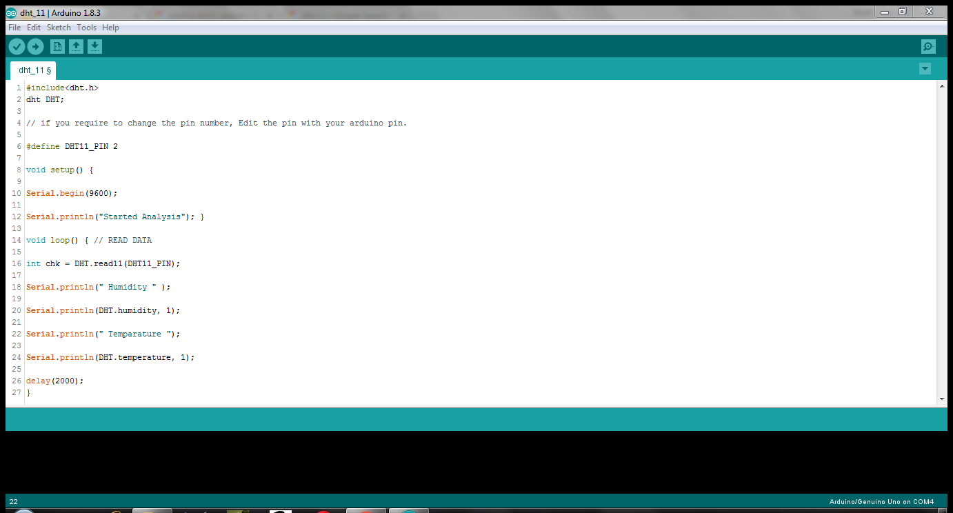 DHT 11 Using Using Arduino : 5 Steps - Instructables