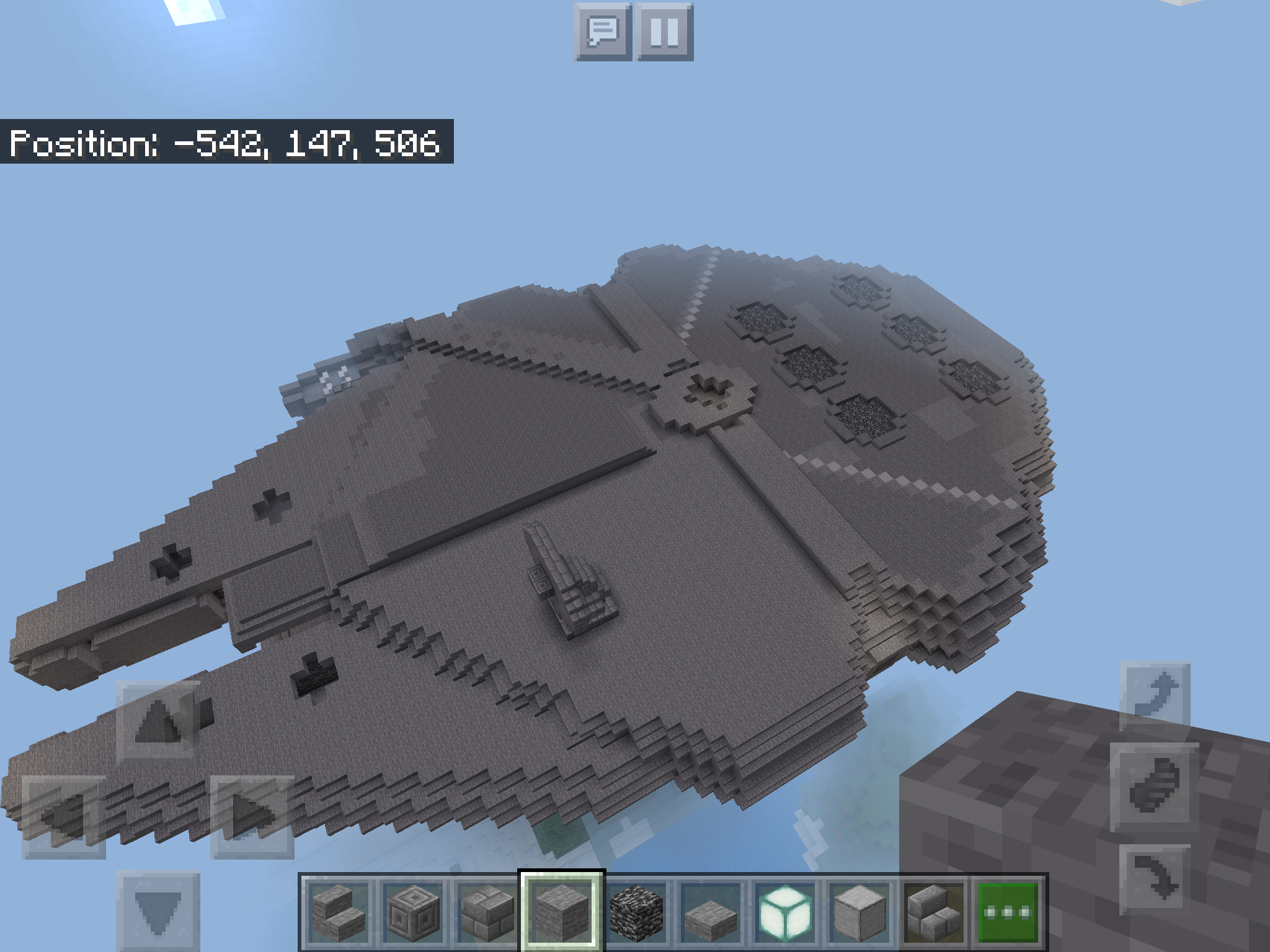 Minecraft - the Millennium Falcon : 7 Steps - Instructables