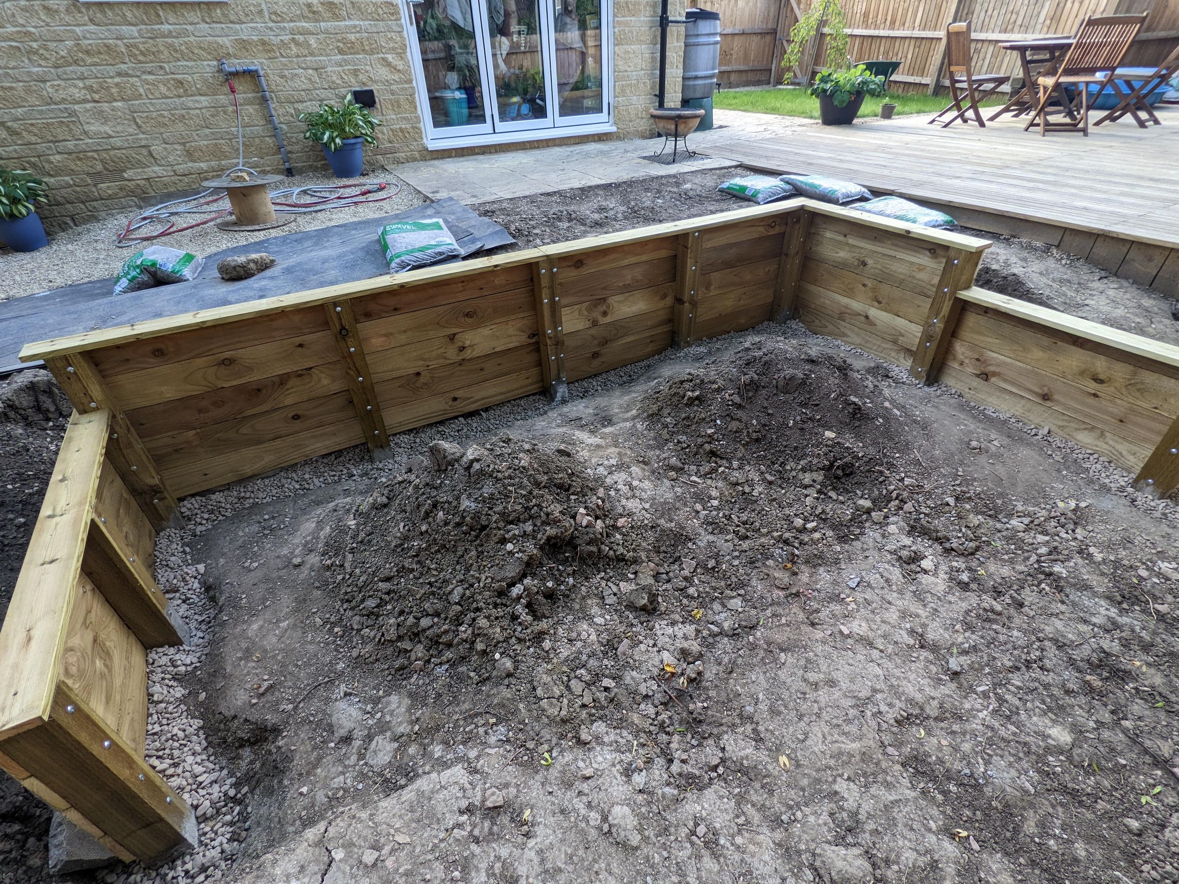 Creating a Beautiful Tiered Garden From a Boring New Build Slope : 8 ...