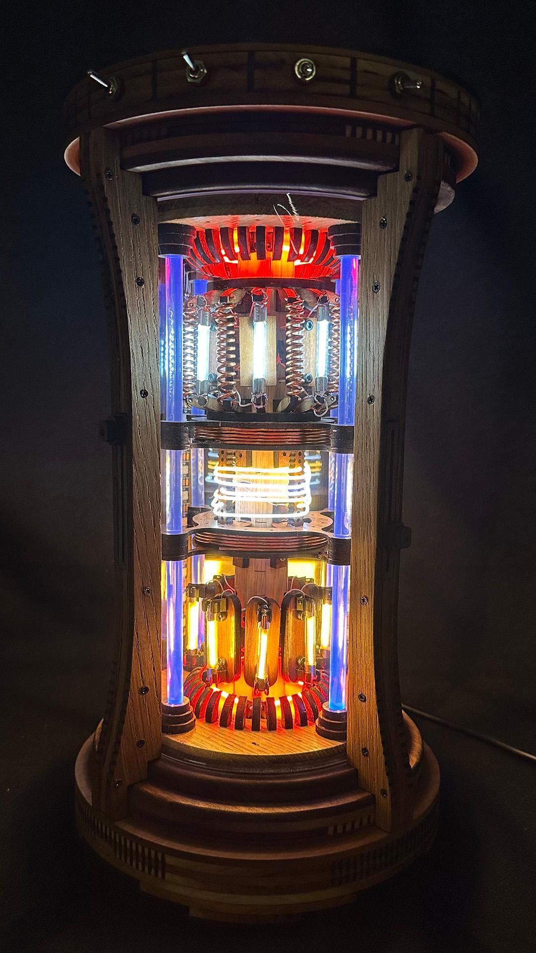 Wooden Reactor Simulator: Nightlight, Desk Lamp, Sound Simulation and ...
