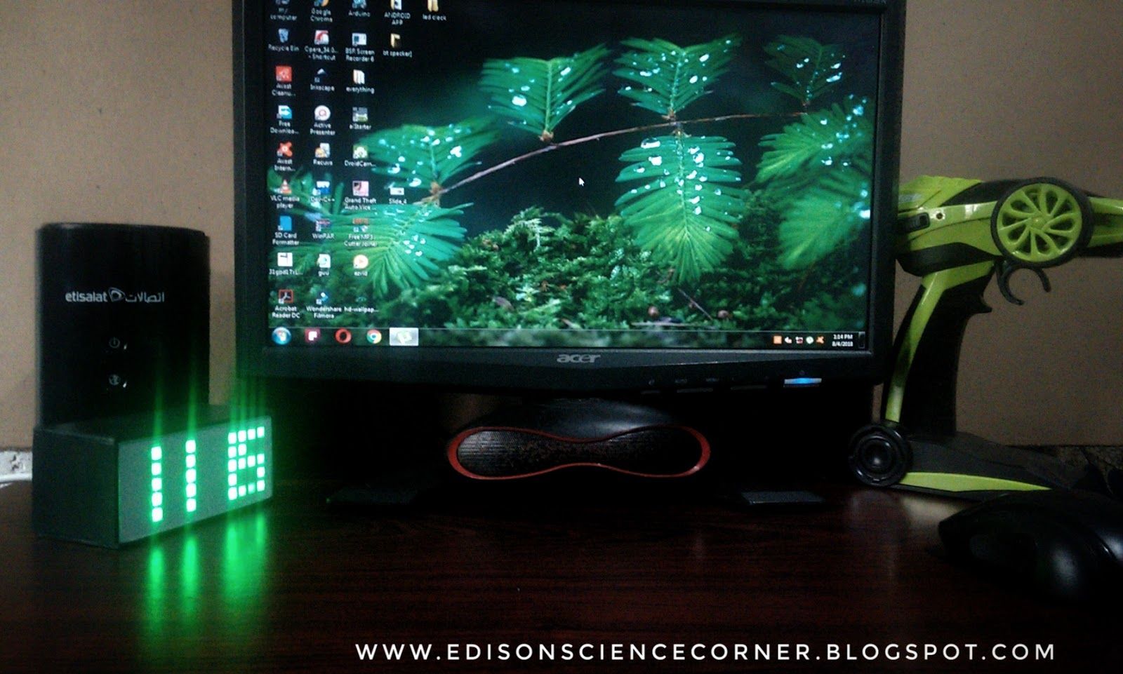 How to Make Led Pixel Arduino Desktop Clock : 9 Steps - Instructables