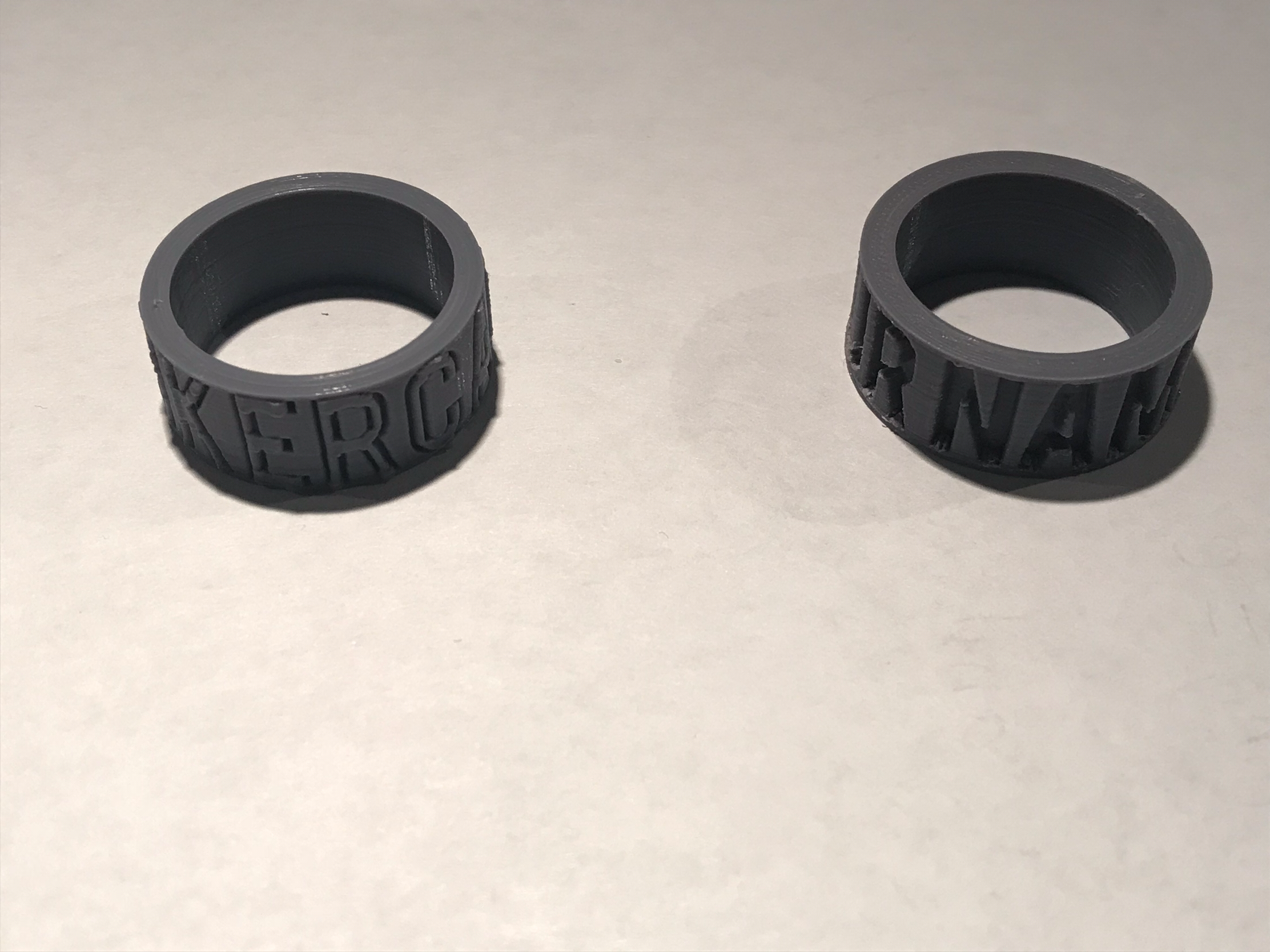 Customizable 3D Printed Name Rings : 9 Steps (with Pictures ...