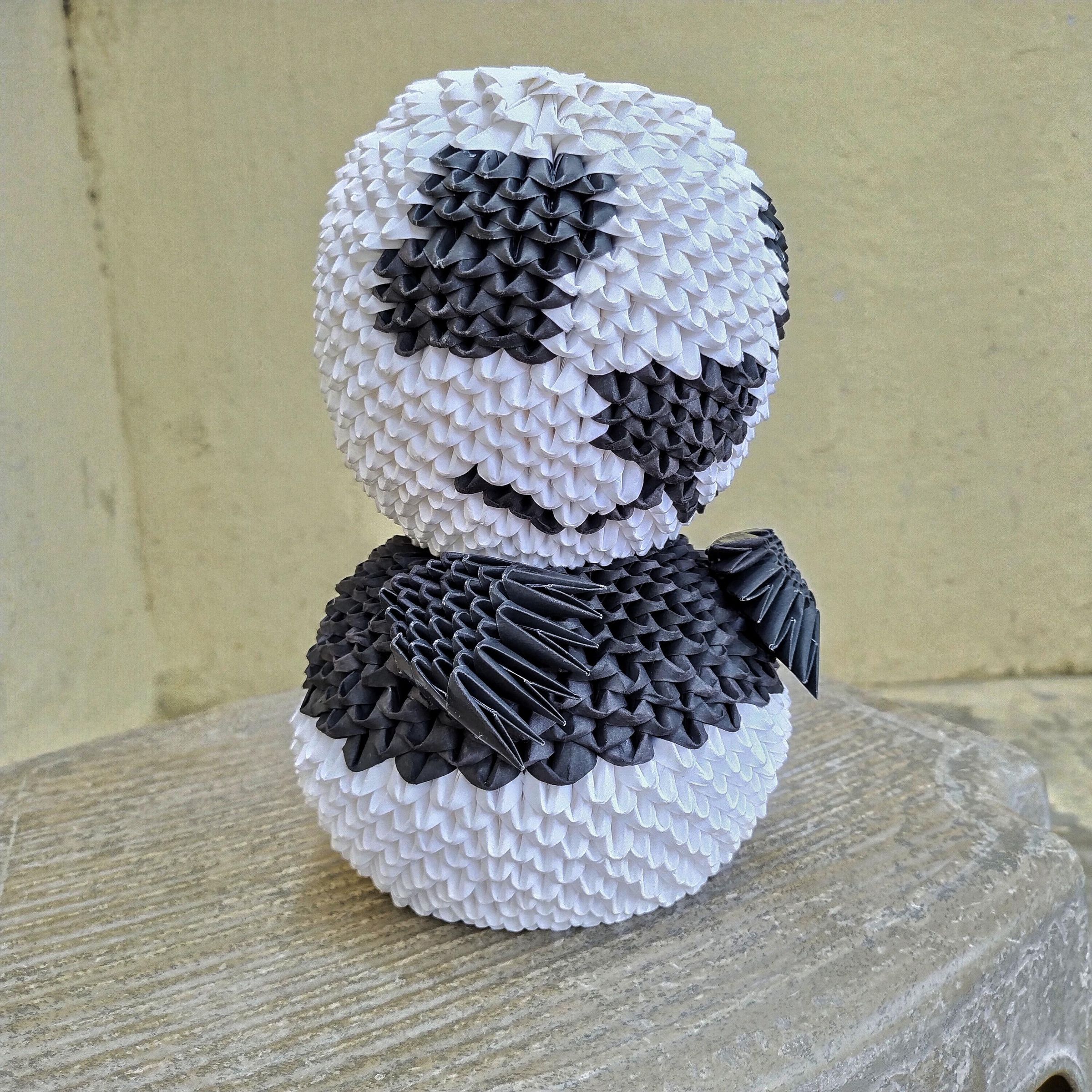 MODULAR ORIGAMI 3D PANDA : 17 Steps (with Pictures) - Instructables