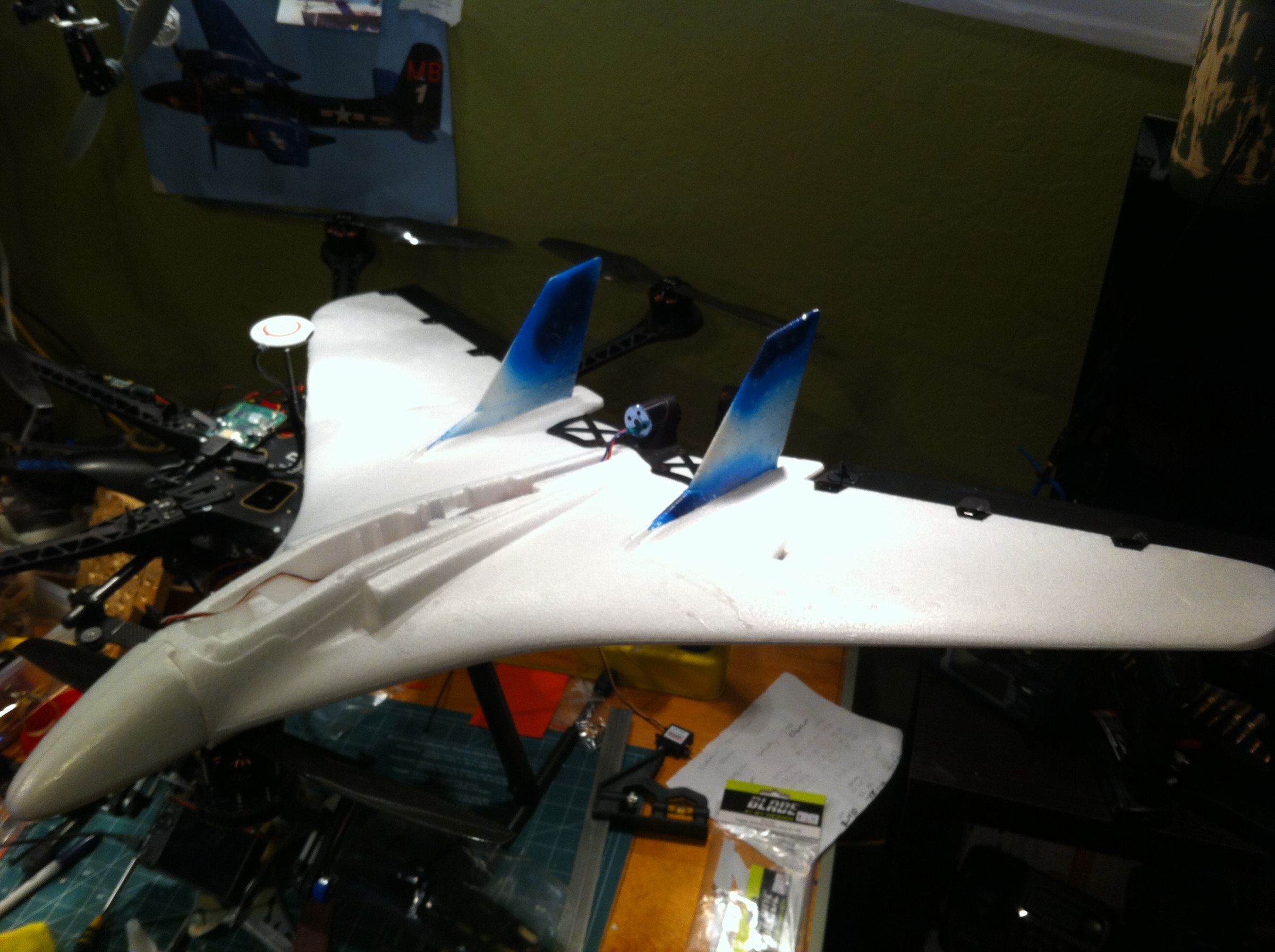 UFO Project - Color Changing Glowing Radio Controlled Airplane - RGB ...