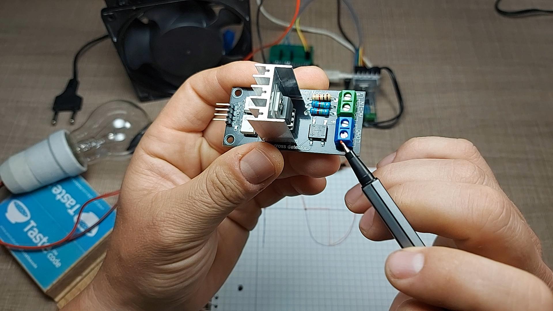 AC Dimming and AC Motor Speed Control How to With Arduino/NodeMCU : 5 ...