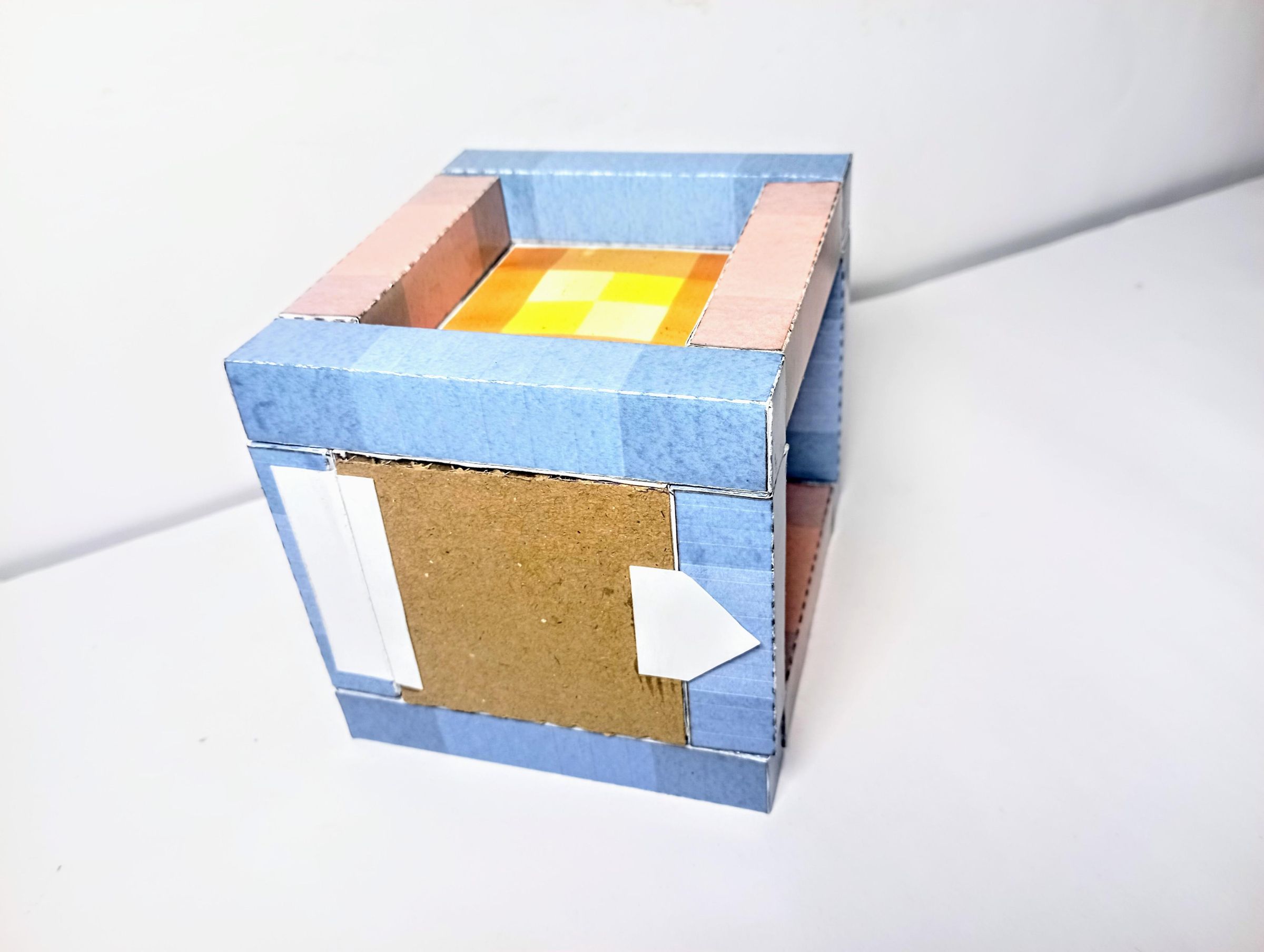 Minecraft Lantern Papercraft – Easy Cardstock Build : 7 Steps (with ...