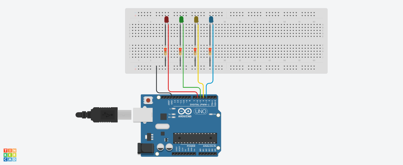 Blink Multiple Leds at Different Rates, 1 Function, No Delay ...