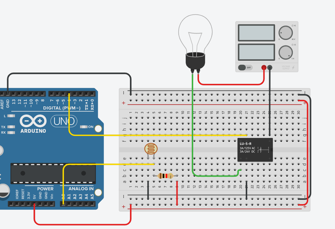 Arduino Light Intensity Lamp - Instructables
