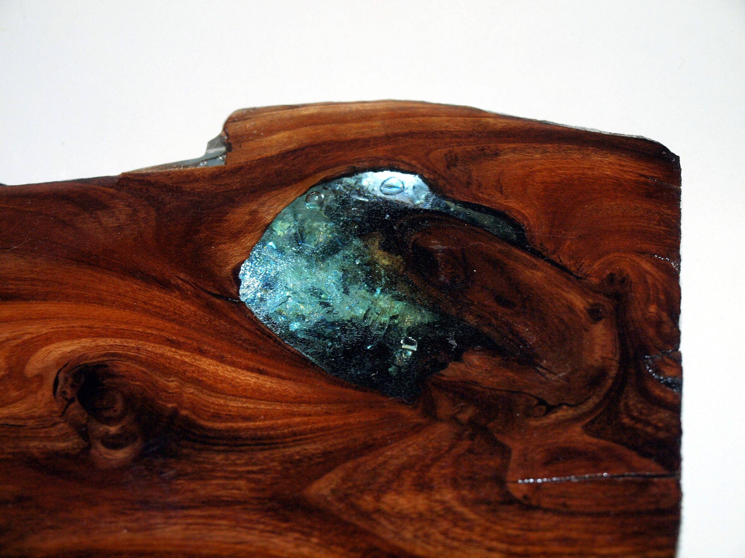 Gnarly Wood Projects With Weird Wood, Broken Glass, LED's and Epoxy ...
