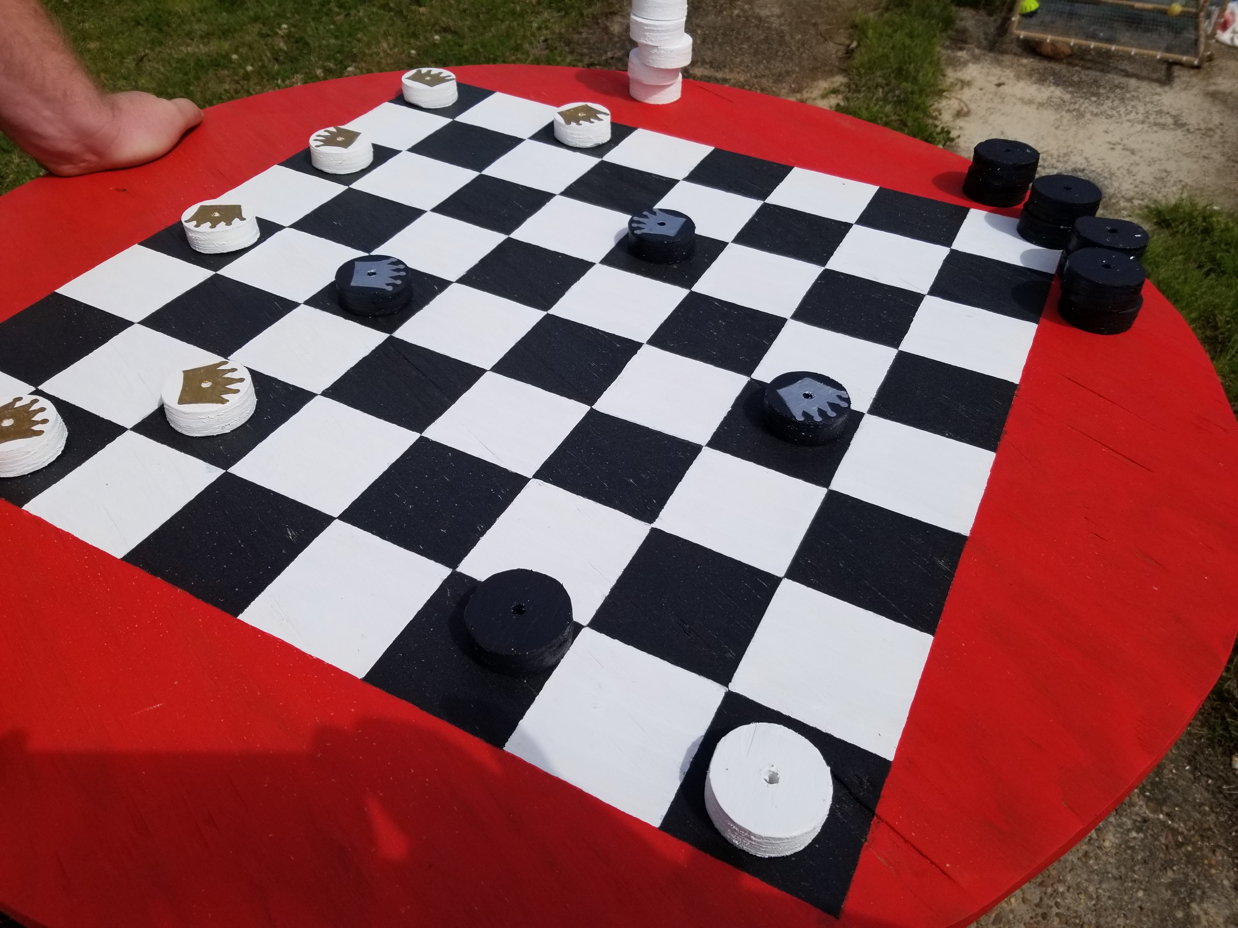 Outdoor Checkers/Chess Table : 12 Steps (with Pictures) - Instructables