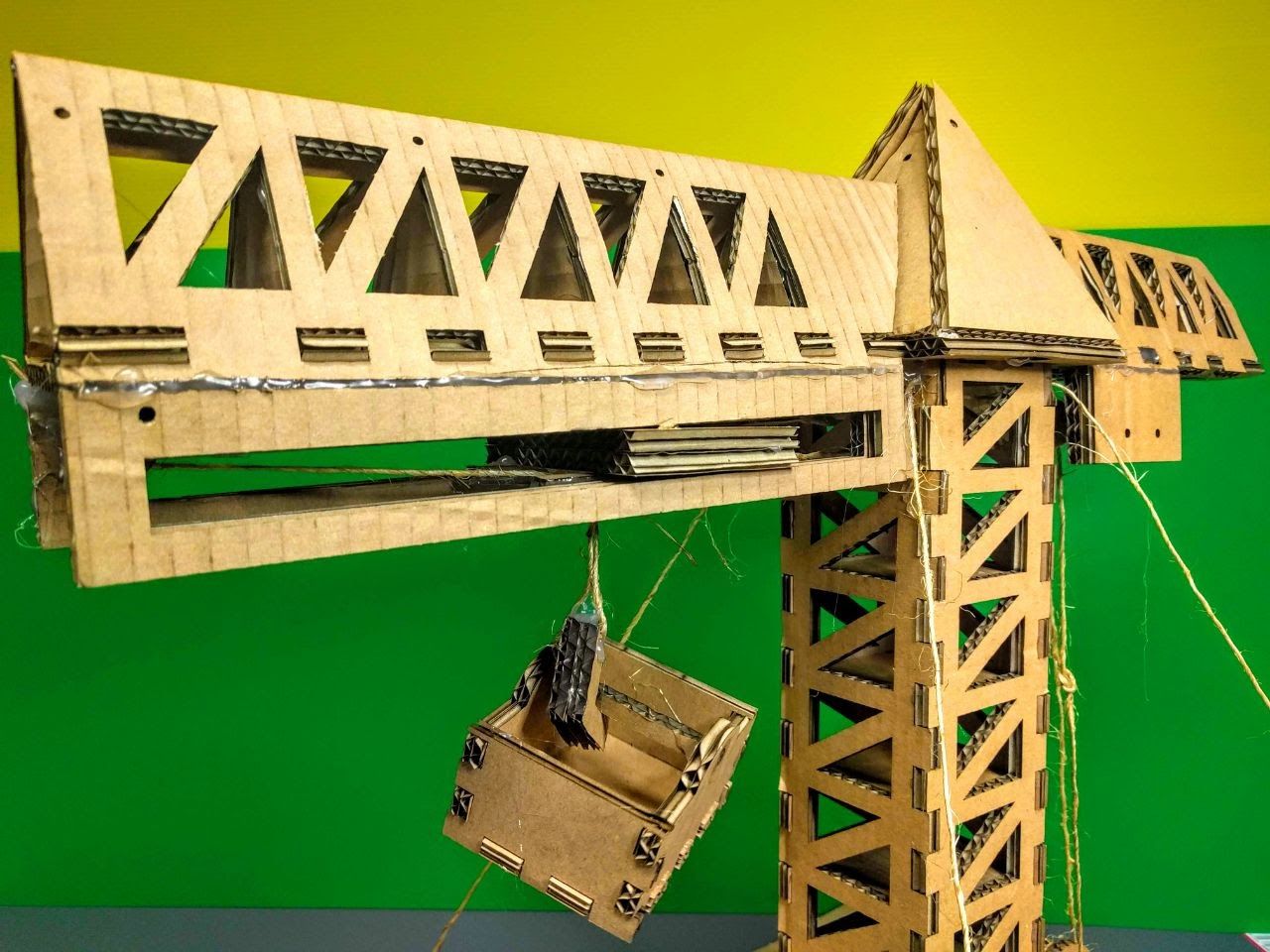 Cardboard Crane : 5 Steps (with Pictures) - Instructables