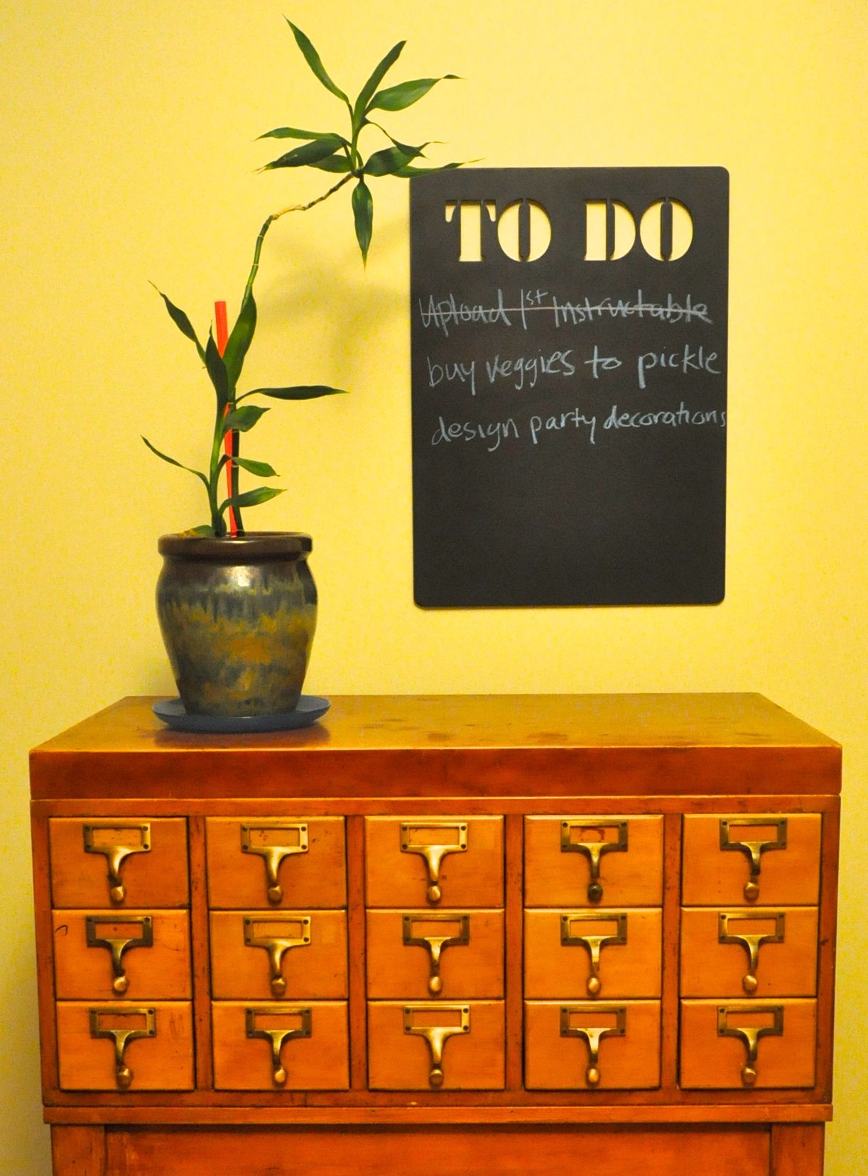 TO DO Chalkboard! : 6 Steps (with Pictures) - Instructables