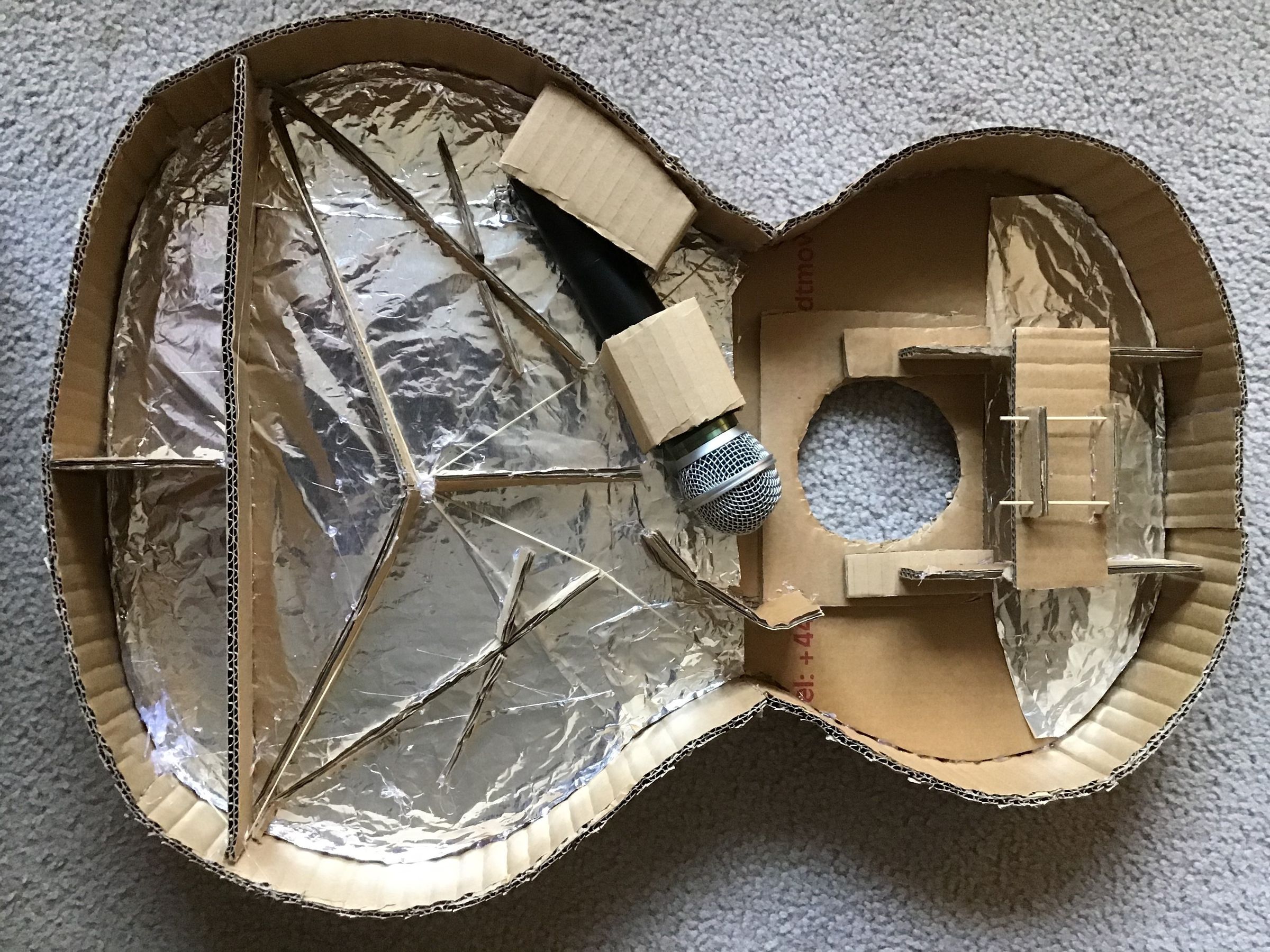 Homemade Cardboard Electric Guitar : 13 Steps (with Pictures ...