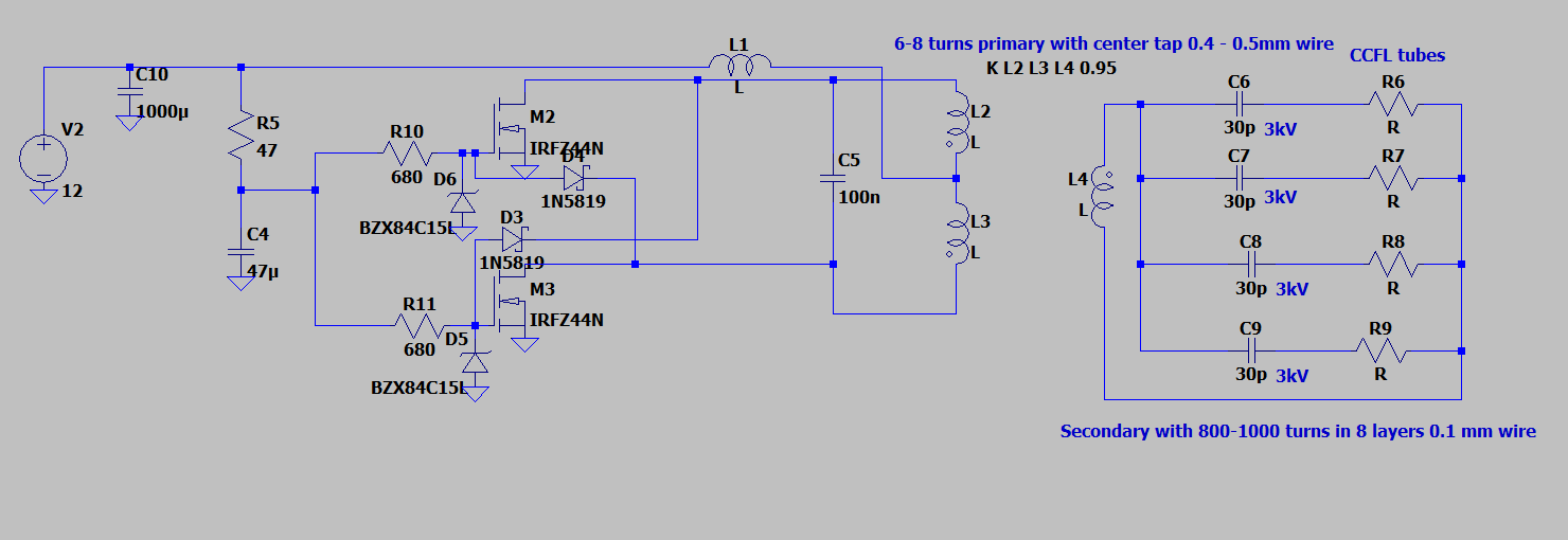 CCFL Driver With PWM Control : 3 Steps - Instructables