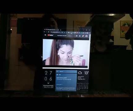 Smart Mirror With Voice Command and Google Home - Instructables