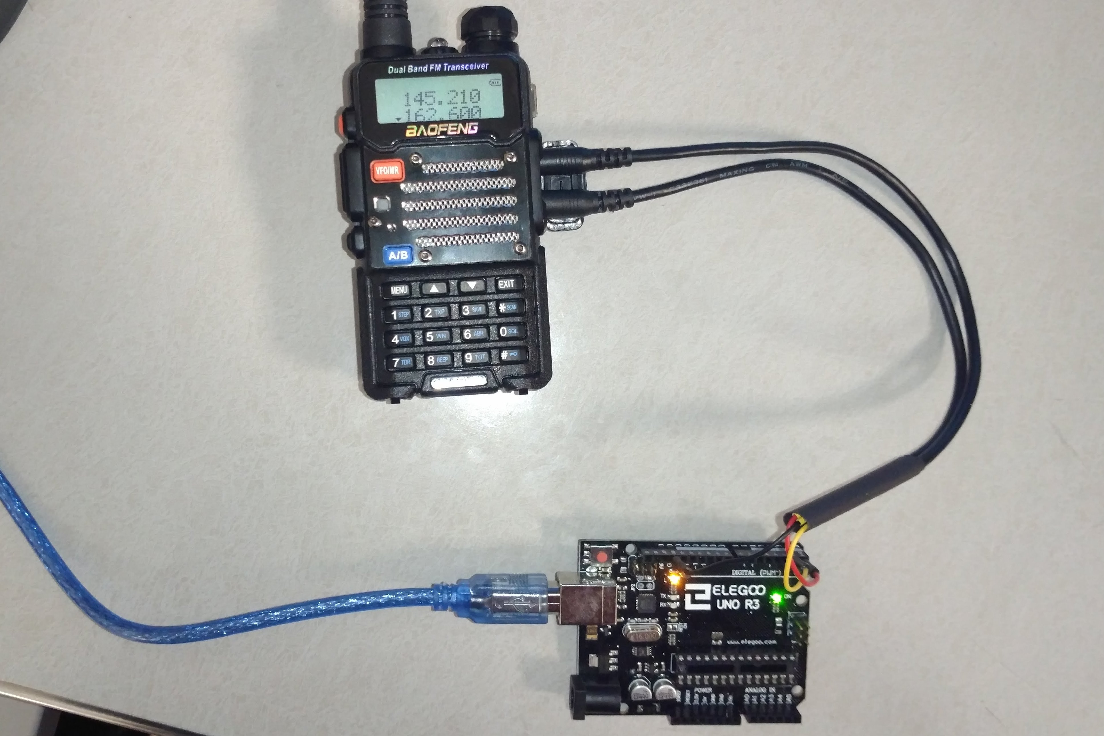 Programming Cable for Baofeng UV-5R Radio With Arduino : 3 Steps ...