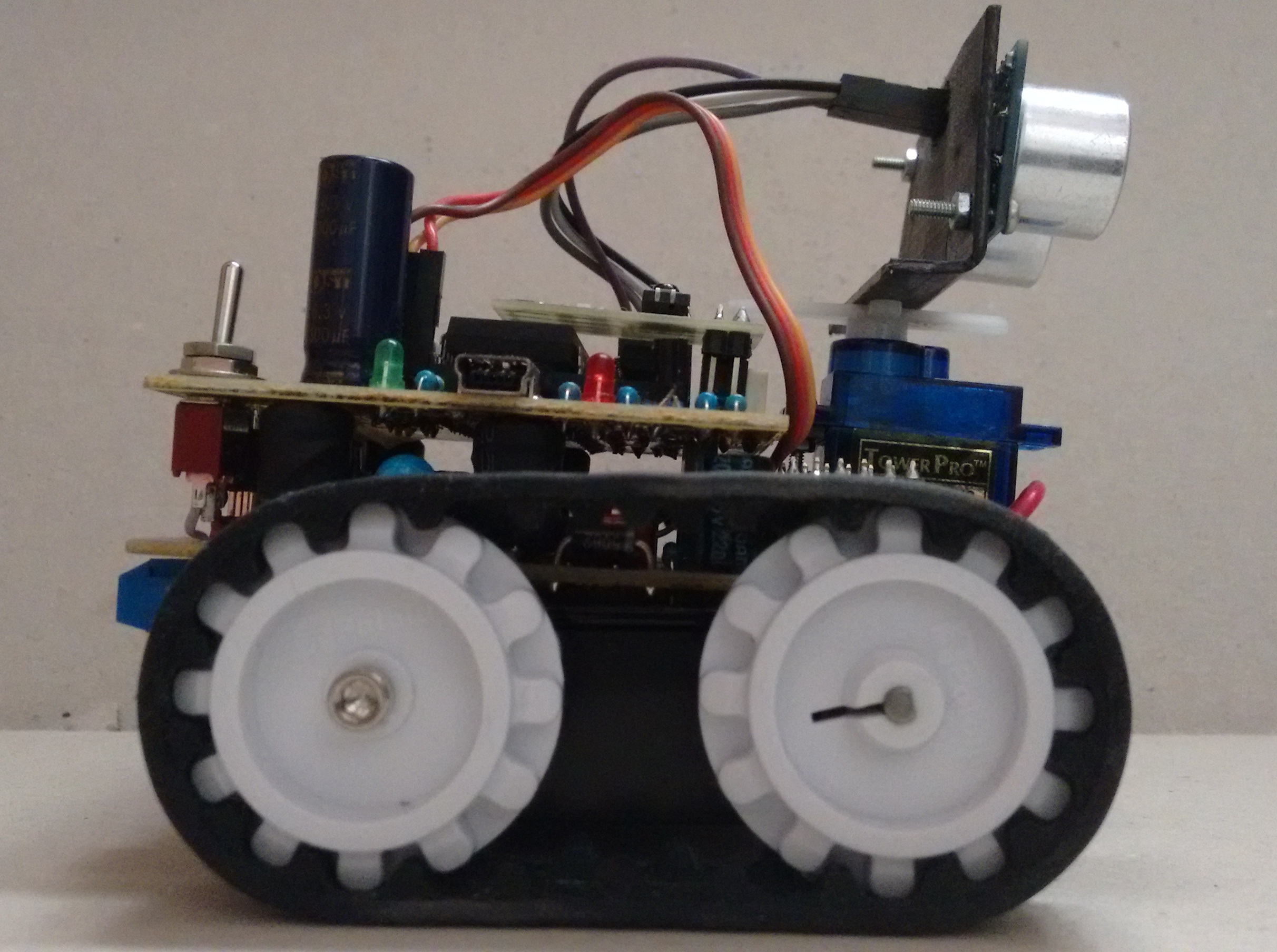 Ultrasonic Obstacle-avoiding Robot : 16 Steps (with Pictures ...