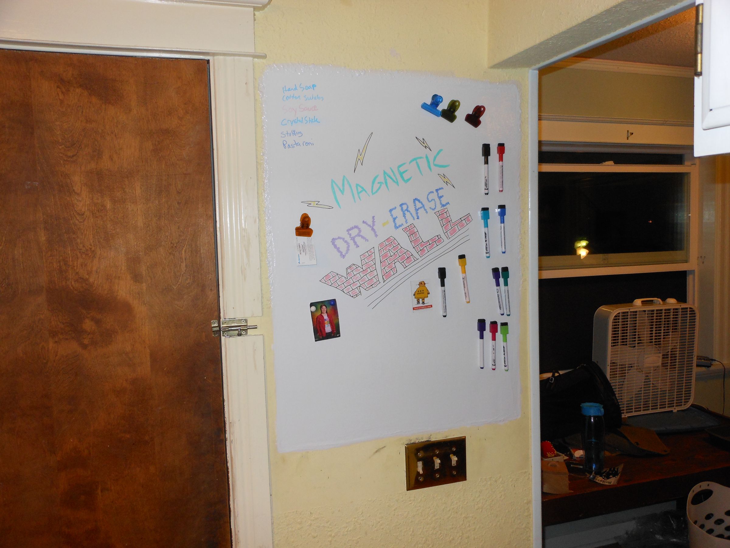 Magnetic Dry-Erase Wall! (with Pictures) - Instructables