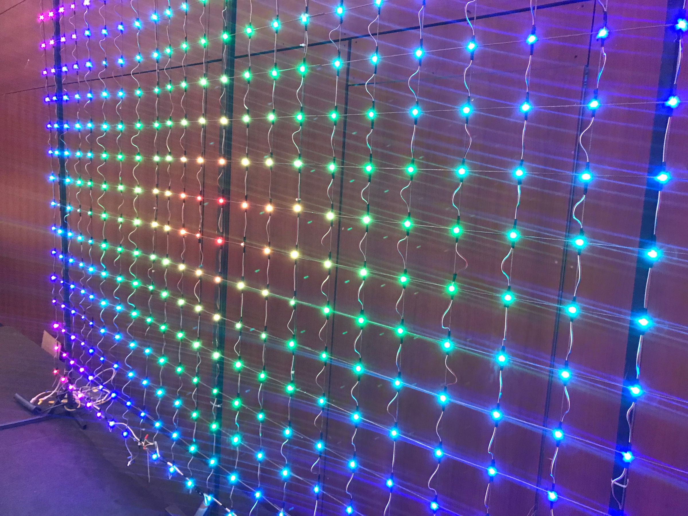 Huge Flexible Transparent LED Matrix Under $150. Easy to Make. : 8 ...