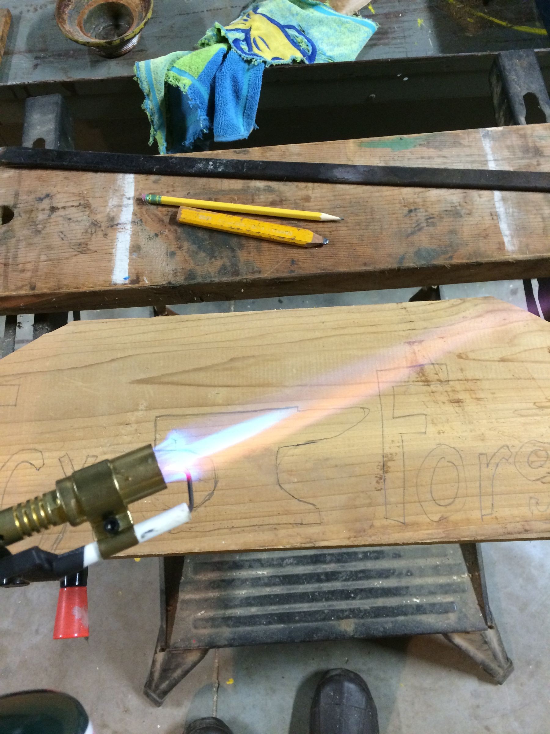 Rustic Burned Shop Sign : 5 Steps - Instructables