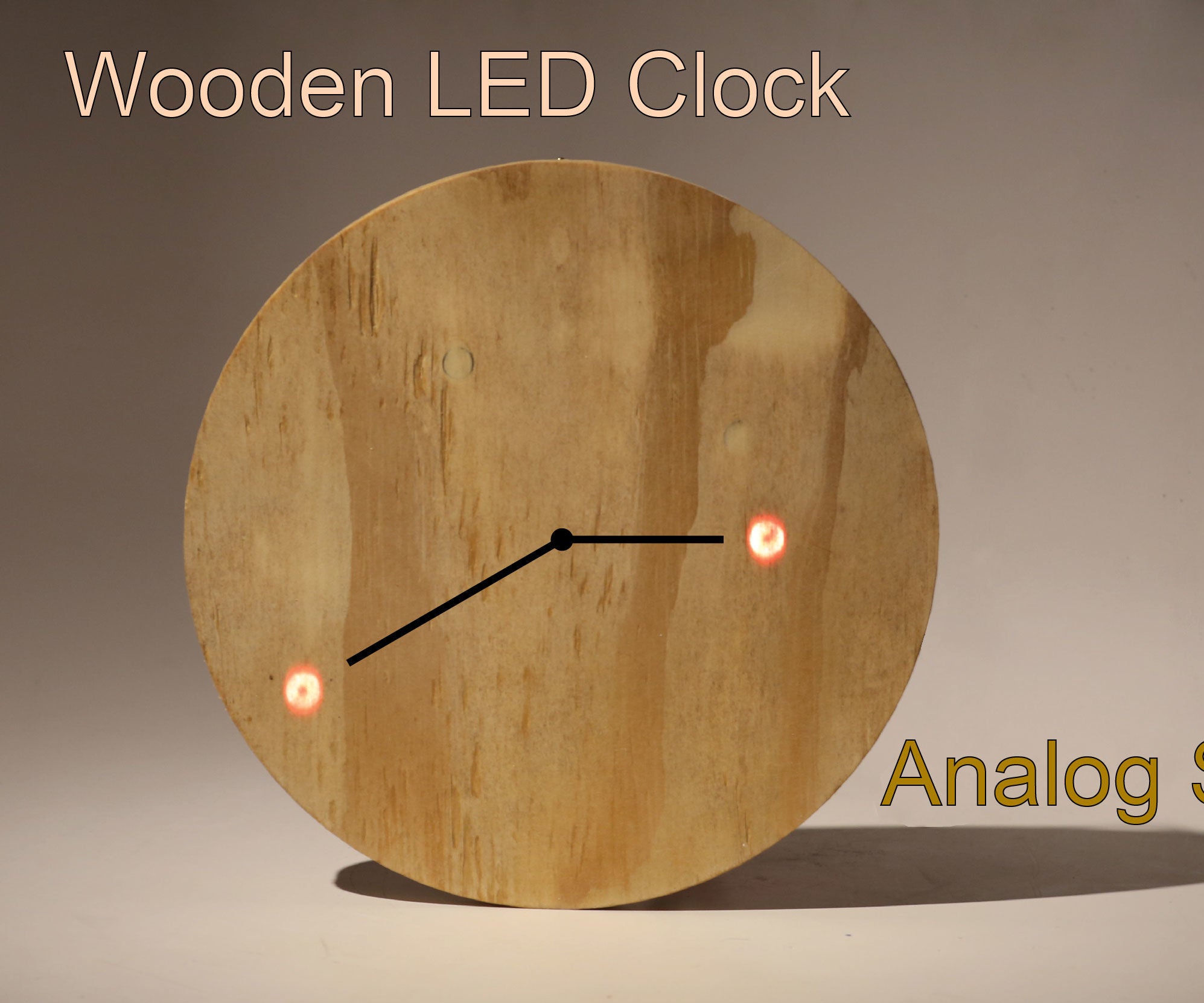 Wooden LED Clock - Analog Style : 11 Steps (with Pictures) - Instructables