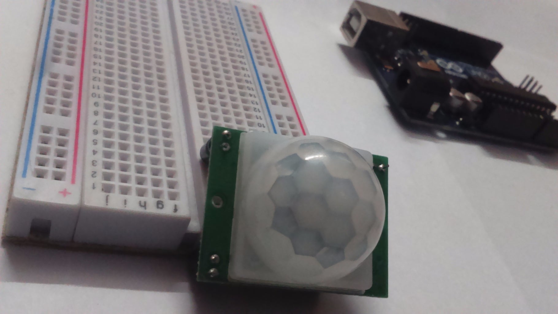 Motion Sensor Using Arduino 3 Steps Instructables