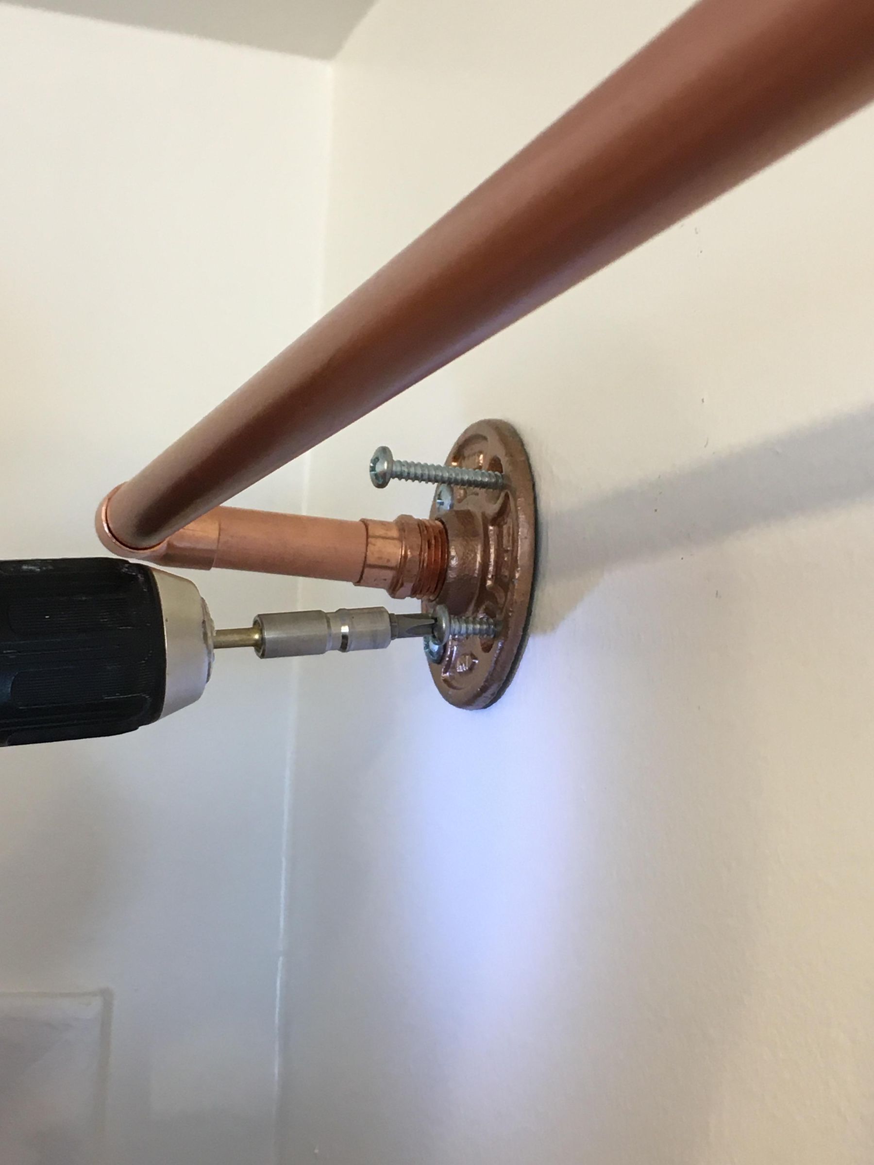 Brushed Copper Curtain Rods From Plumbing Parts : 9 Steps (with ...