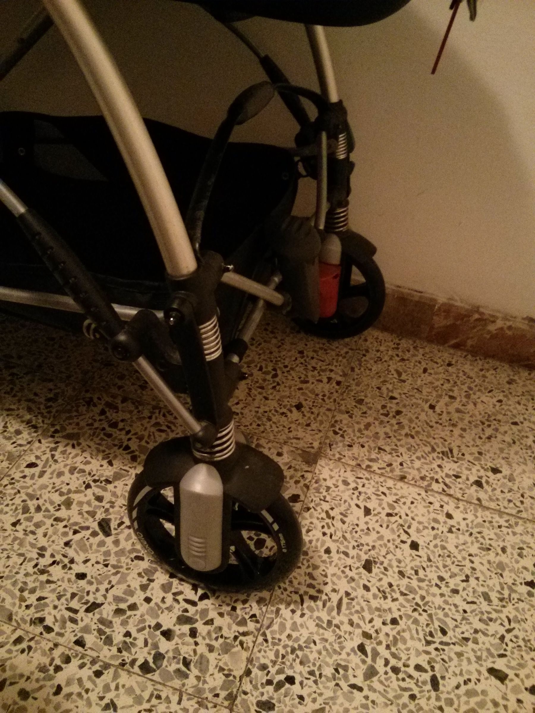Bebe Confort Pram Wheel Replacement Using Scooter Wheels and Bearings ...
