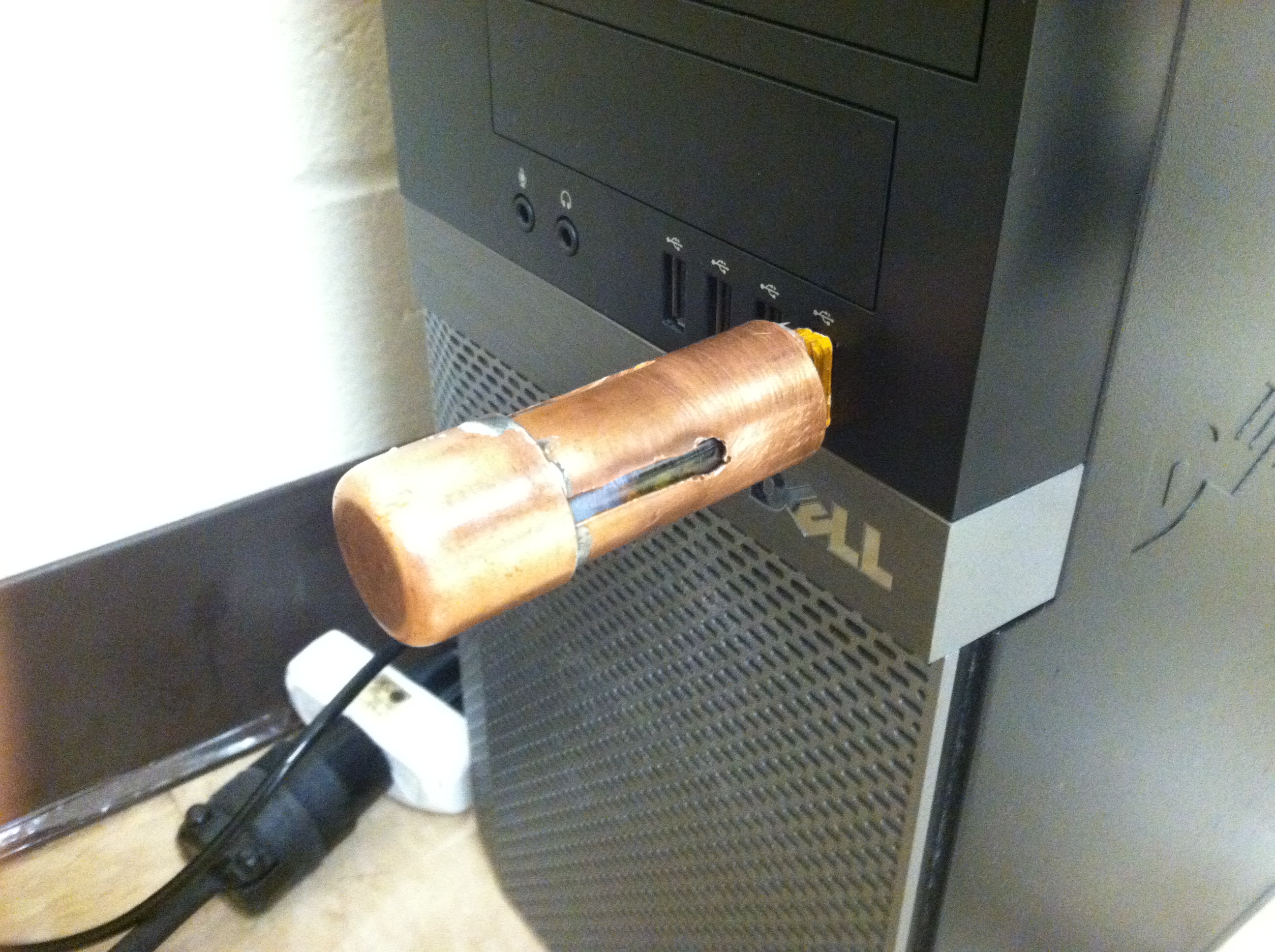Copper Usb Pen/ Flash Drive With Vacuum Tube : 4 Steps - Instructables