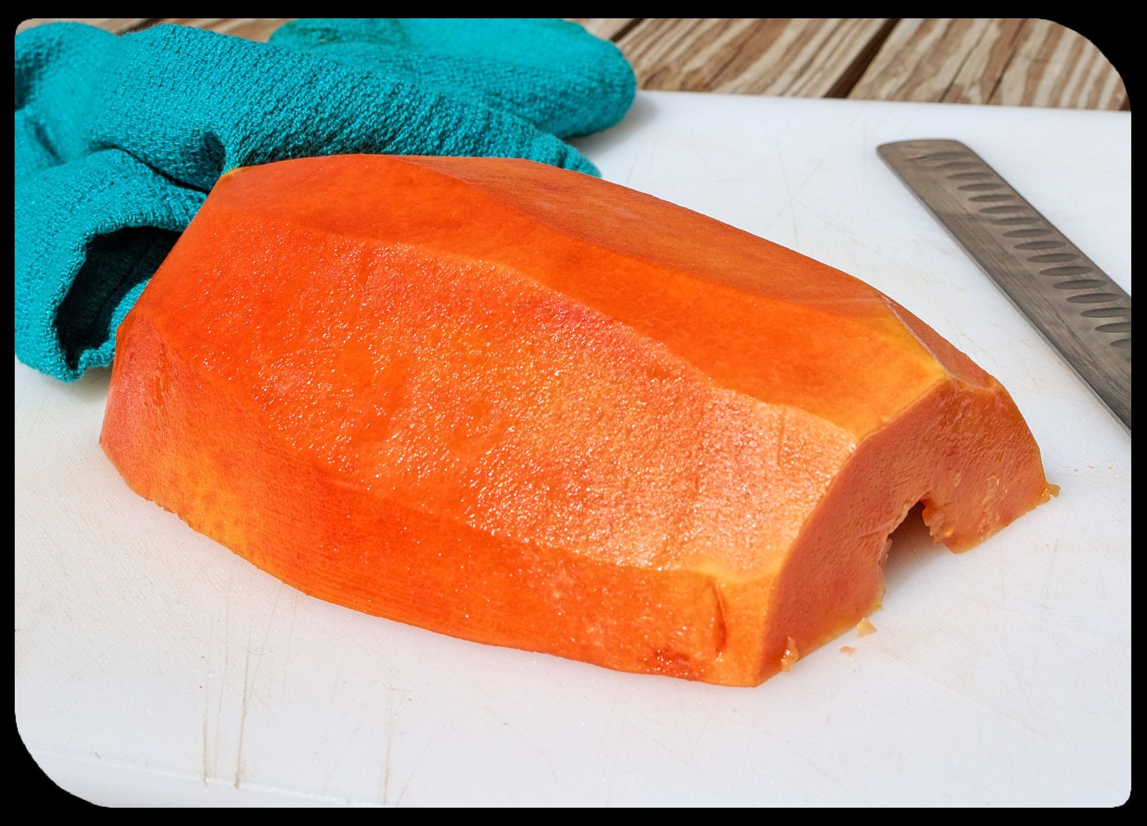 Fresh Papaya - Cleaning and Cutting : 3 Steps (with Pictures ...