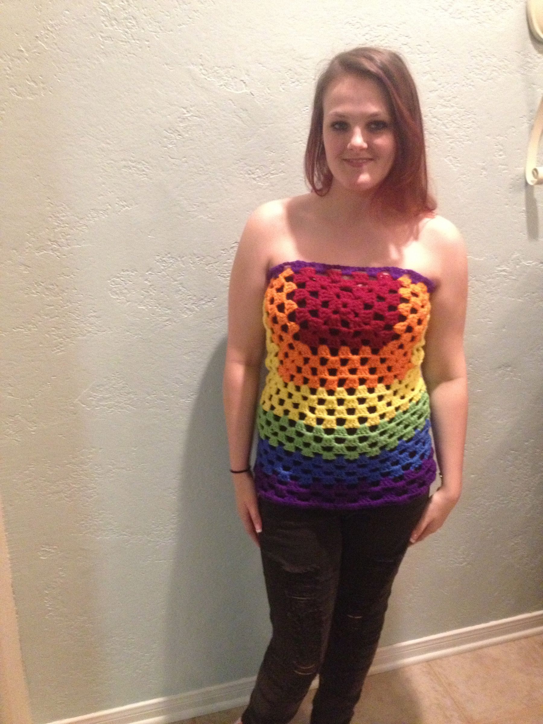 Crochet Rainbow Top - Instructables