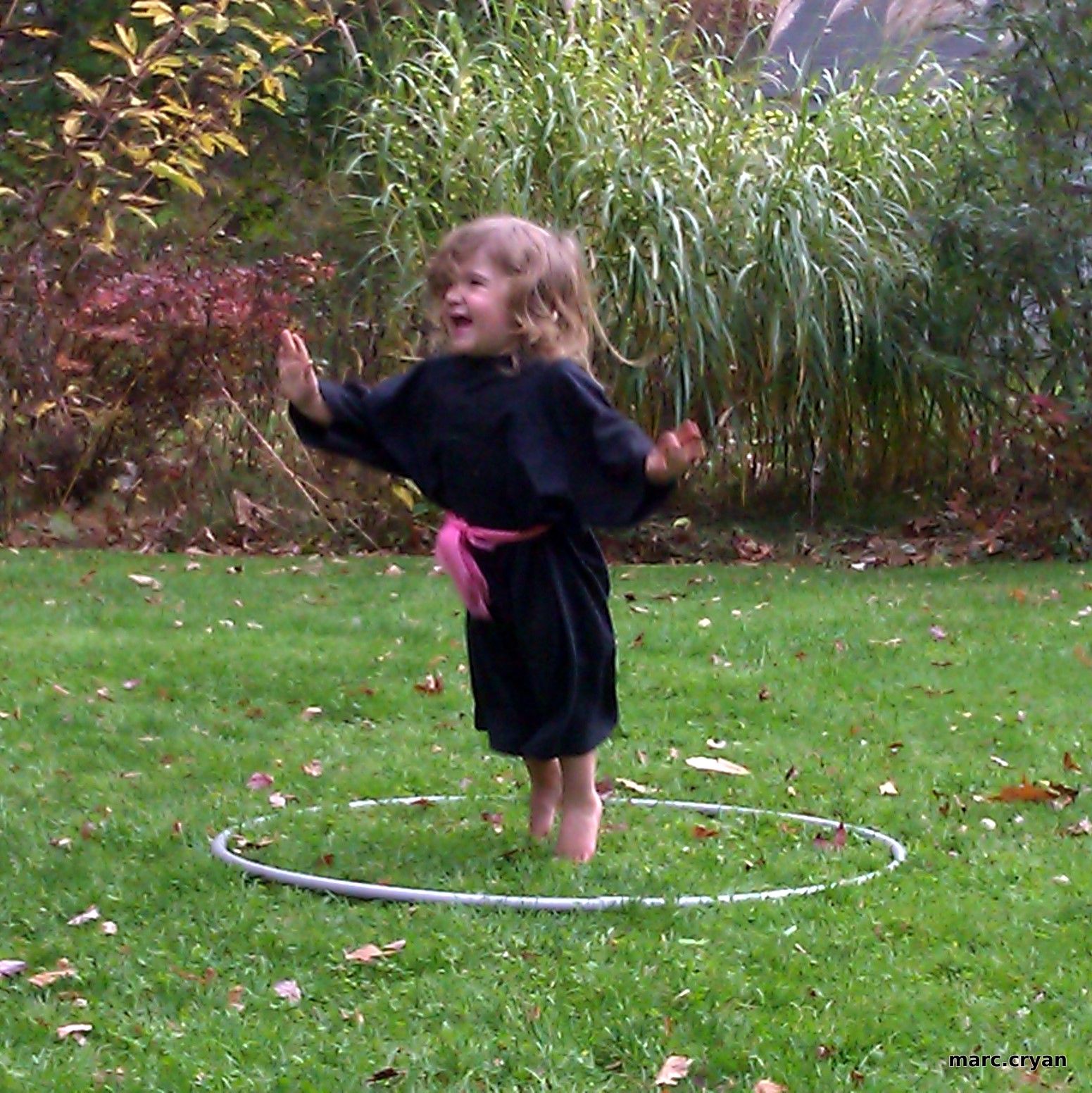 Supa-Hula (a Very Big Hula-hoop Made From Plastic Electrical Conduit ...