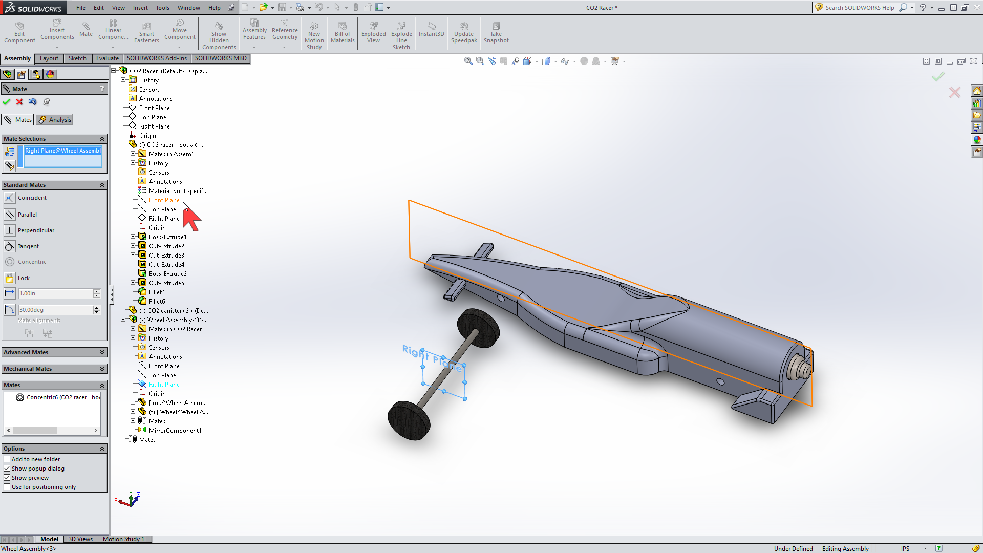 Solidworks Tutorial: CO2 Racer : 32 Steps - Instructables