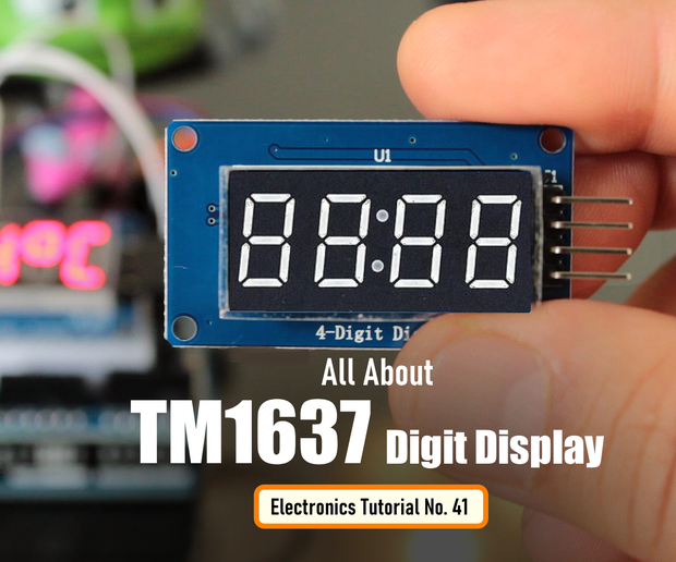 Arduino Tm1637 4 Digit 7 Segment Display Arduino Tutorial Atelier 8590