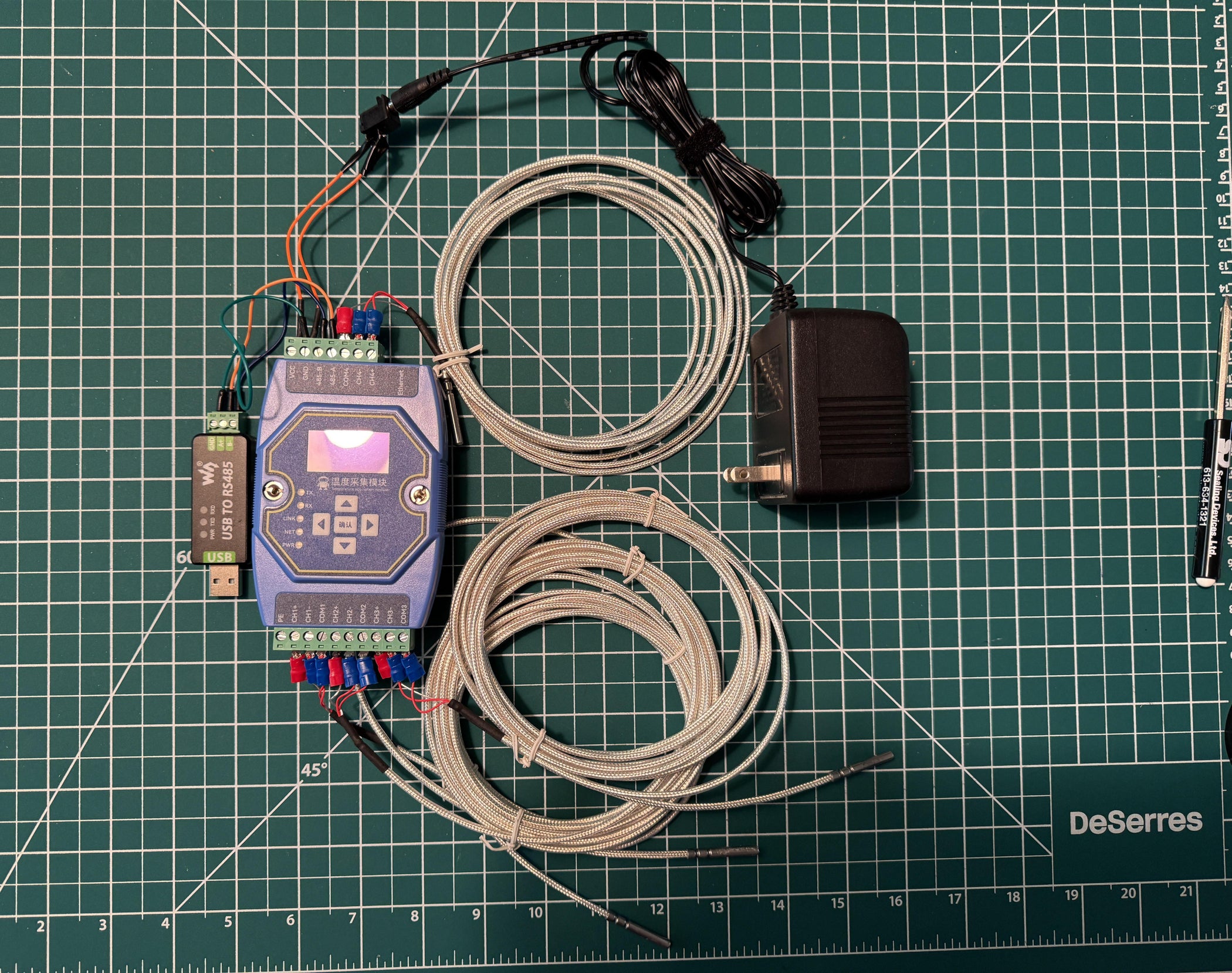 Modbus Python Script to Read PT100 Temperature Sensors : 12 Steps ...