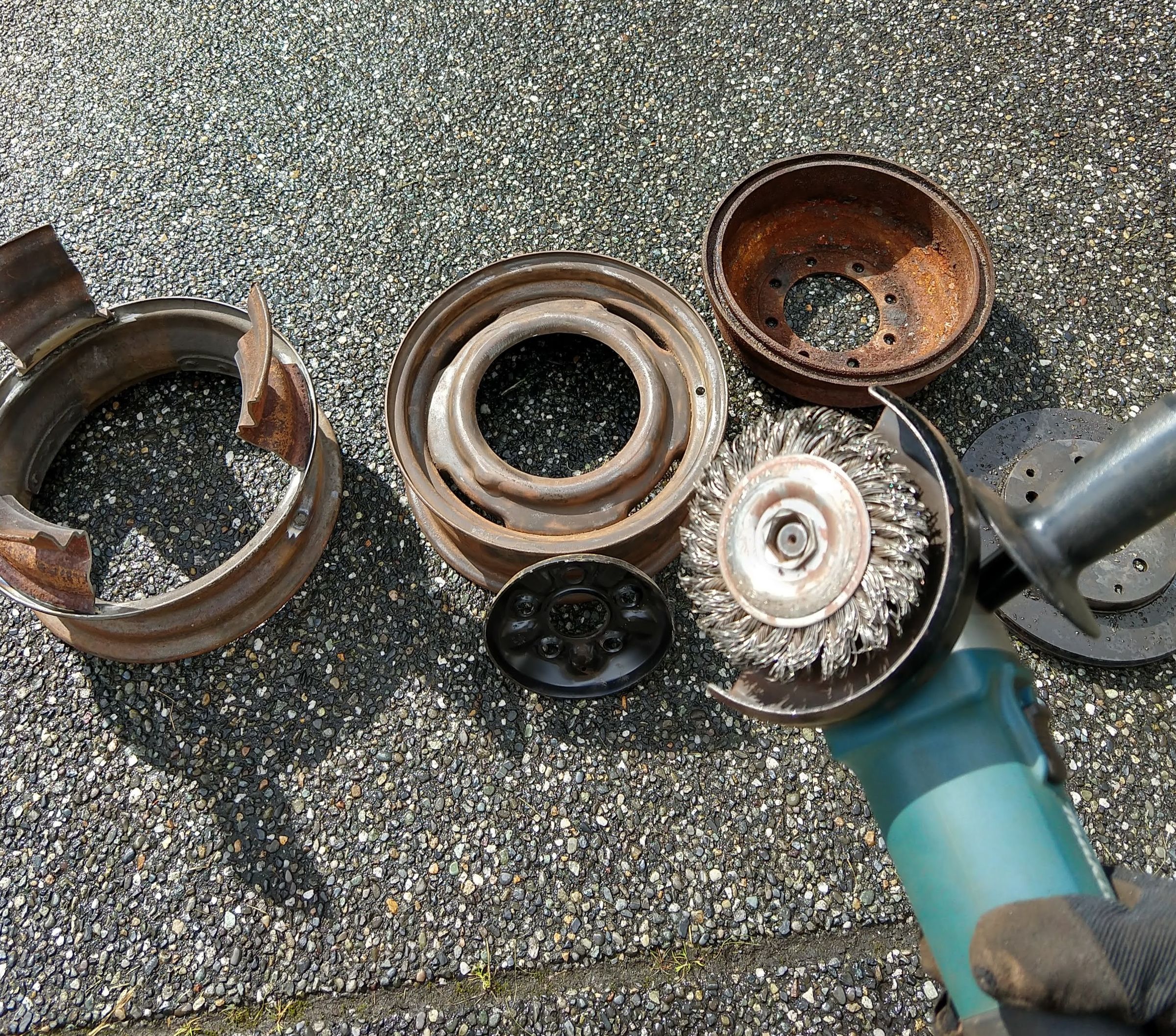 Upcycle Old Steel Wheels Into a Fire Pit : 7 Steps (with Pictures ...