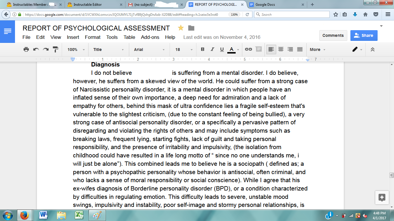 How to Create a Psychological Profile : 7 Steps - Instructables