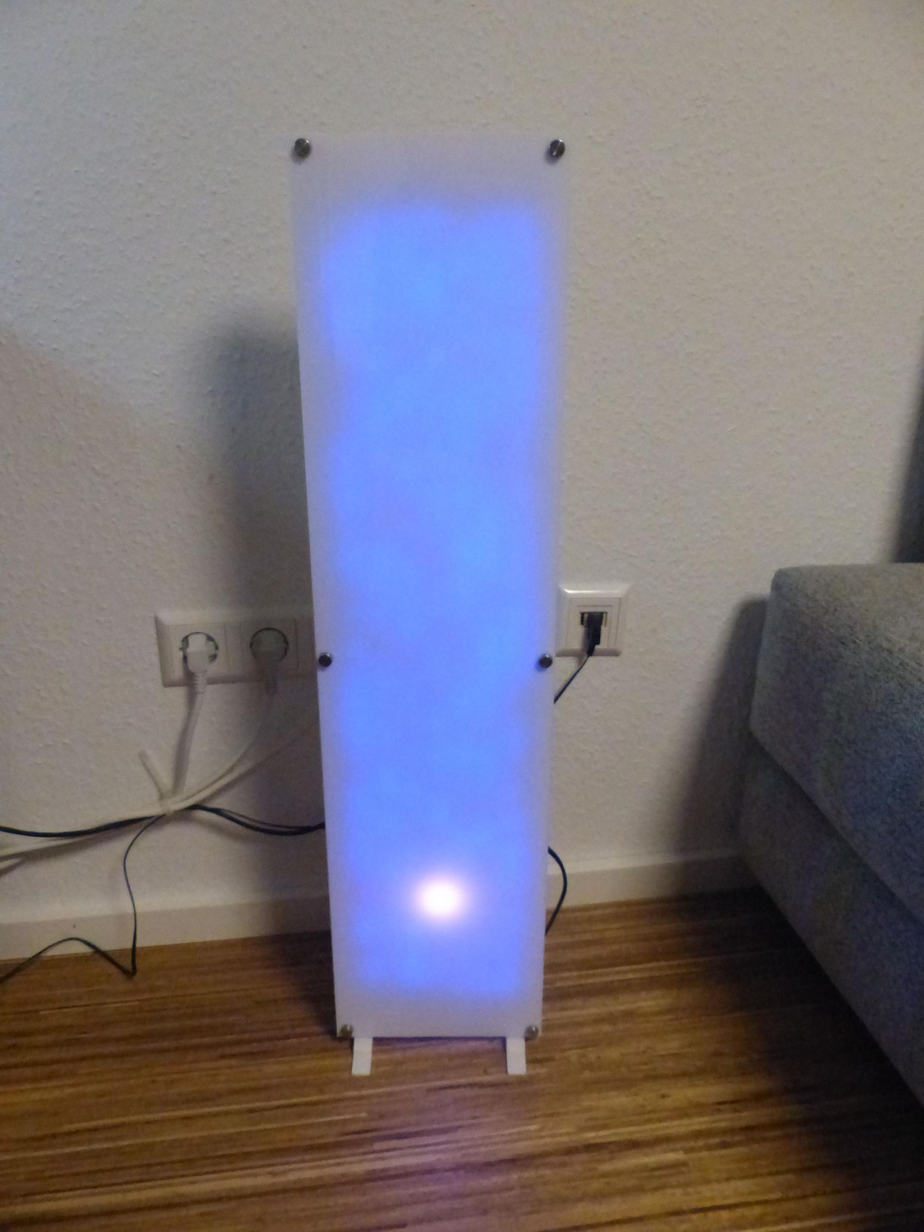 WiFi Controlled LED Strip Matrix Display Clock Light : 3 Steps (with ...