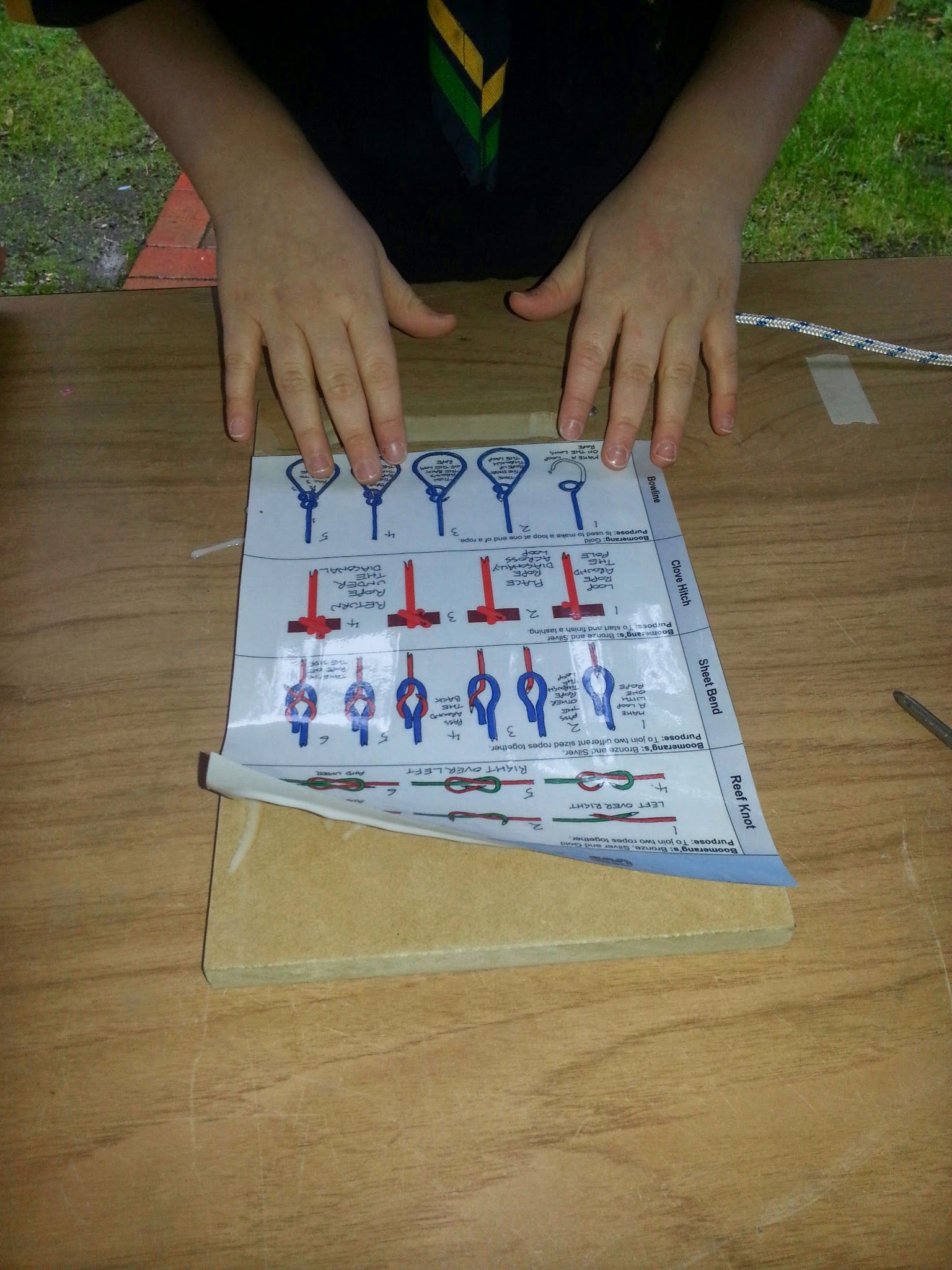 Knot Board for Australian Cub Scouts : 8 Steps (with Pictures ...