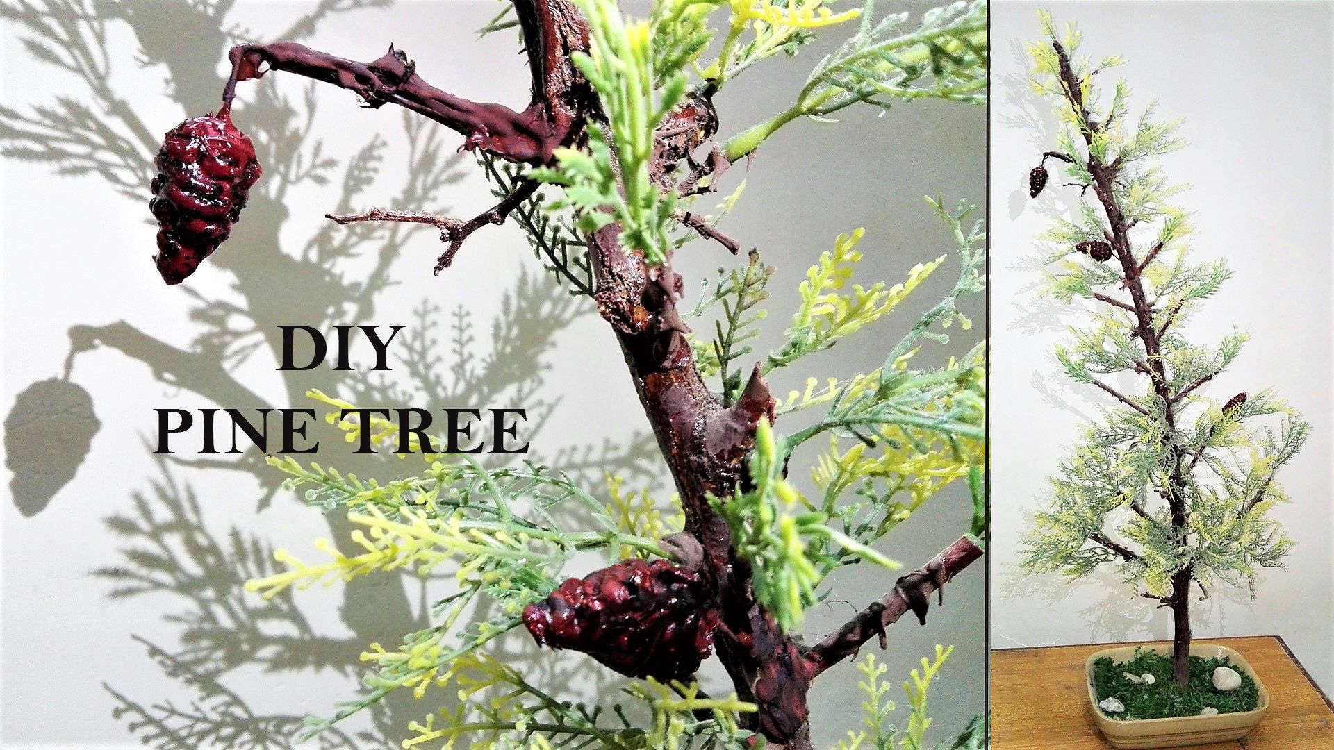 DIY Pine Tree ,Easy and Beautiful Tree : 5 Steps - Instructables