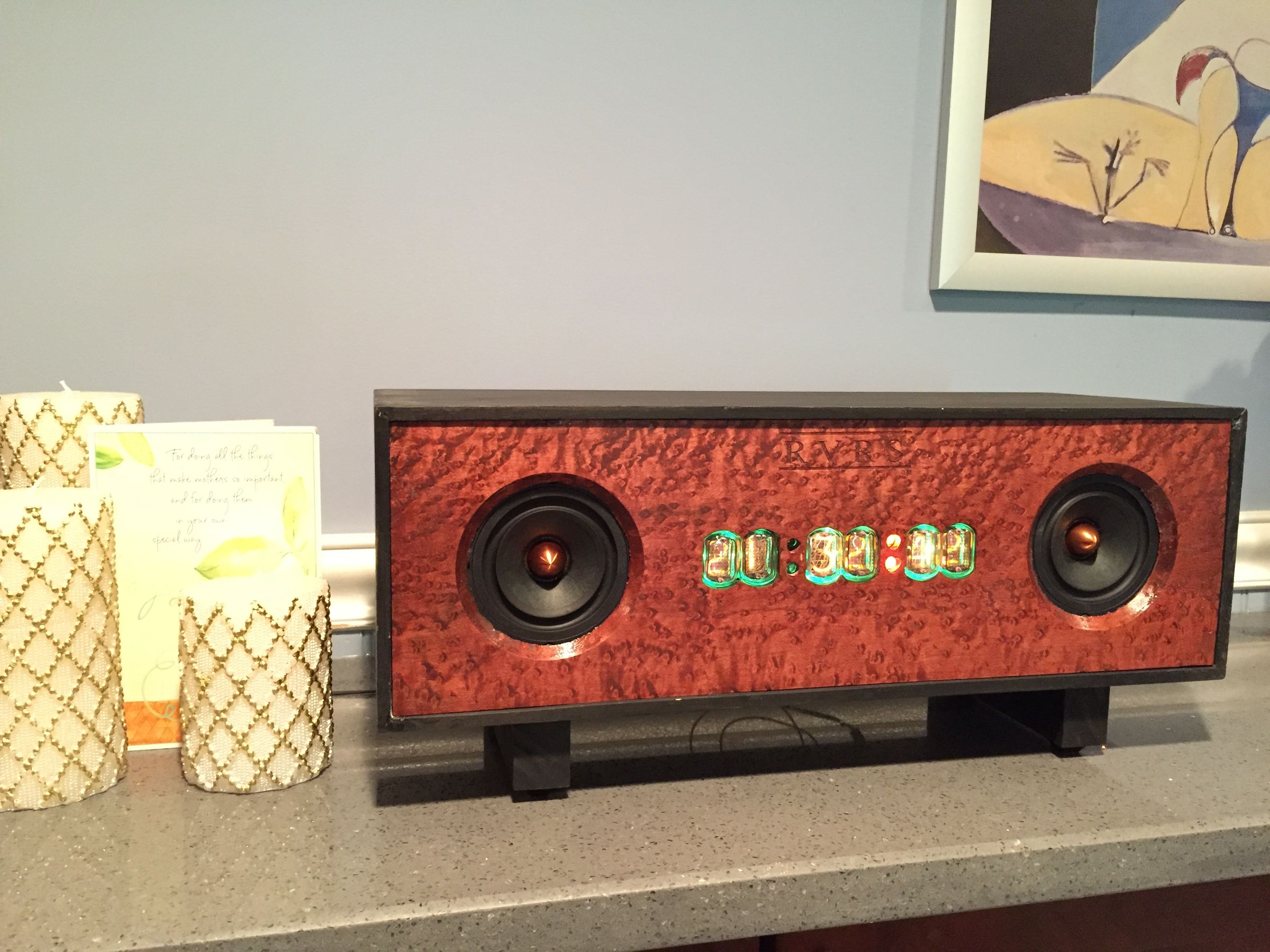 Raspberry Pi OSMC Retropie Nixie Clock, Within a Bluetooth Stereo ...