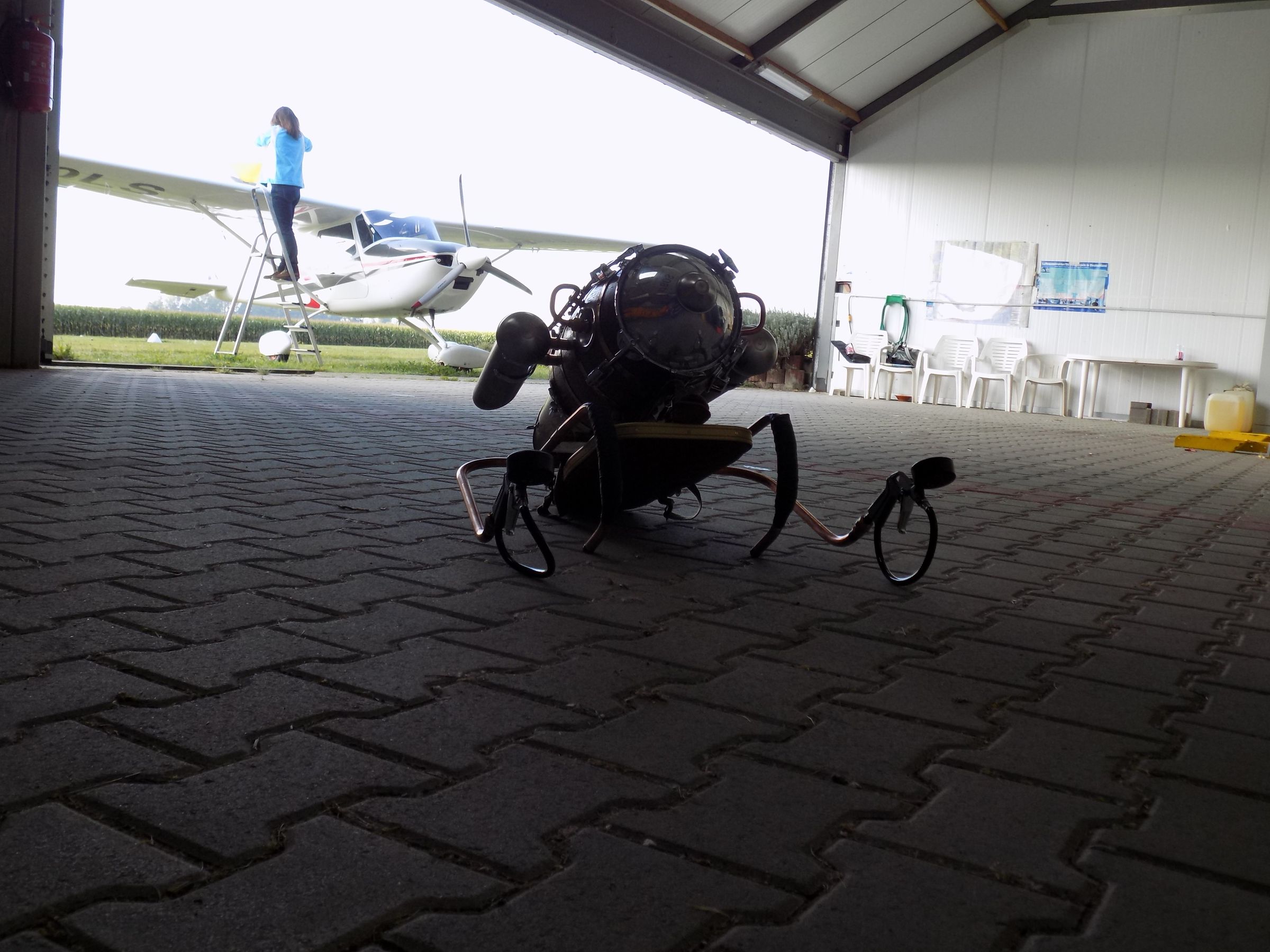 Steampunk Jetpack With Wings