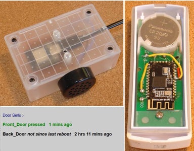 BLE Doorbell for Beginners -- Optional Retrofit of Old Doorbell : 10 Steps (with Pictures ...
