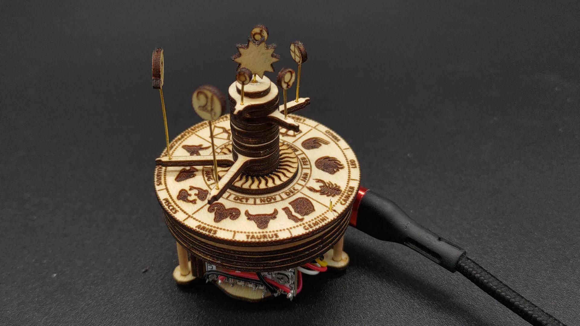Planet Spinner, a Magical Orrery? : 14 Steps - Instructables